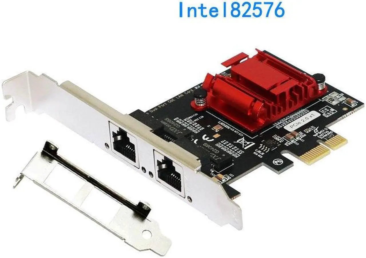 Gigabit Dual NIC with Intel 82576 Chip, 1Gb Network Card Compare to ...
