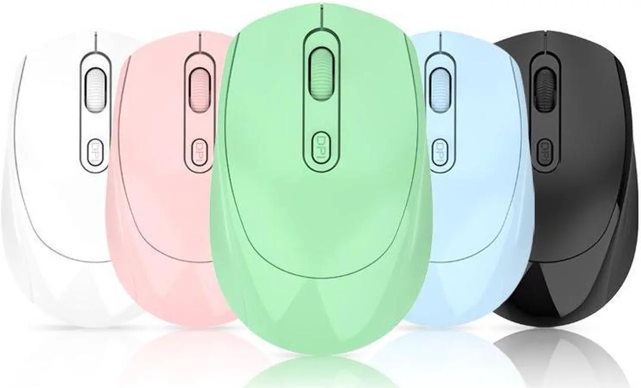 2.4G + Bluetooth5.2 Rechargeable Wireless Mouse 1600DPI Optical Mute ...