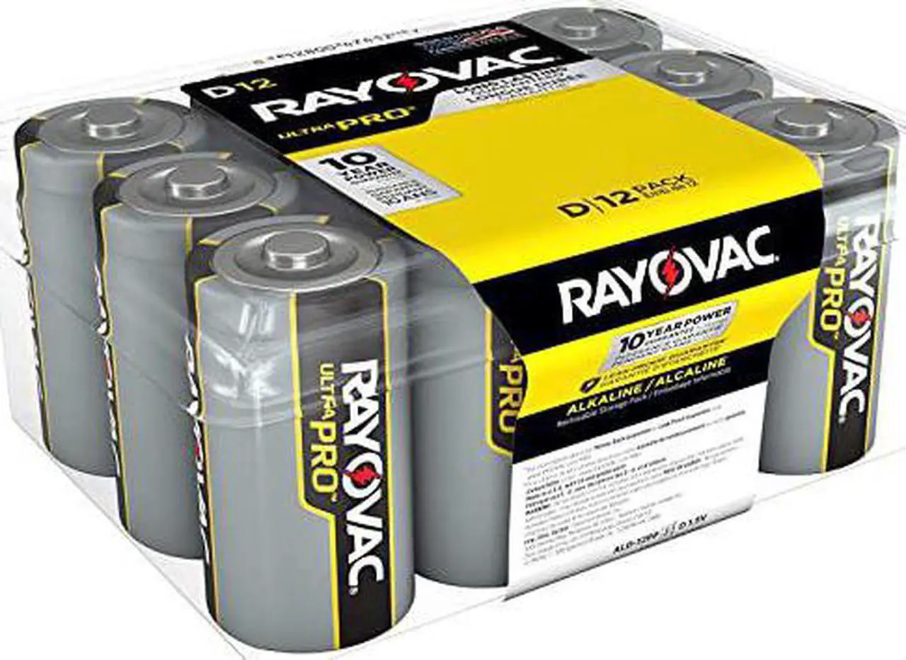 D Batteries Ultra Pro Alkaline D Cell Batteries 12 Battery Count ...