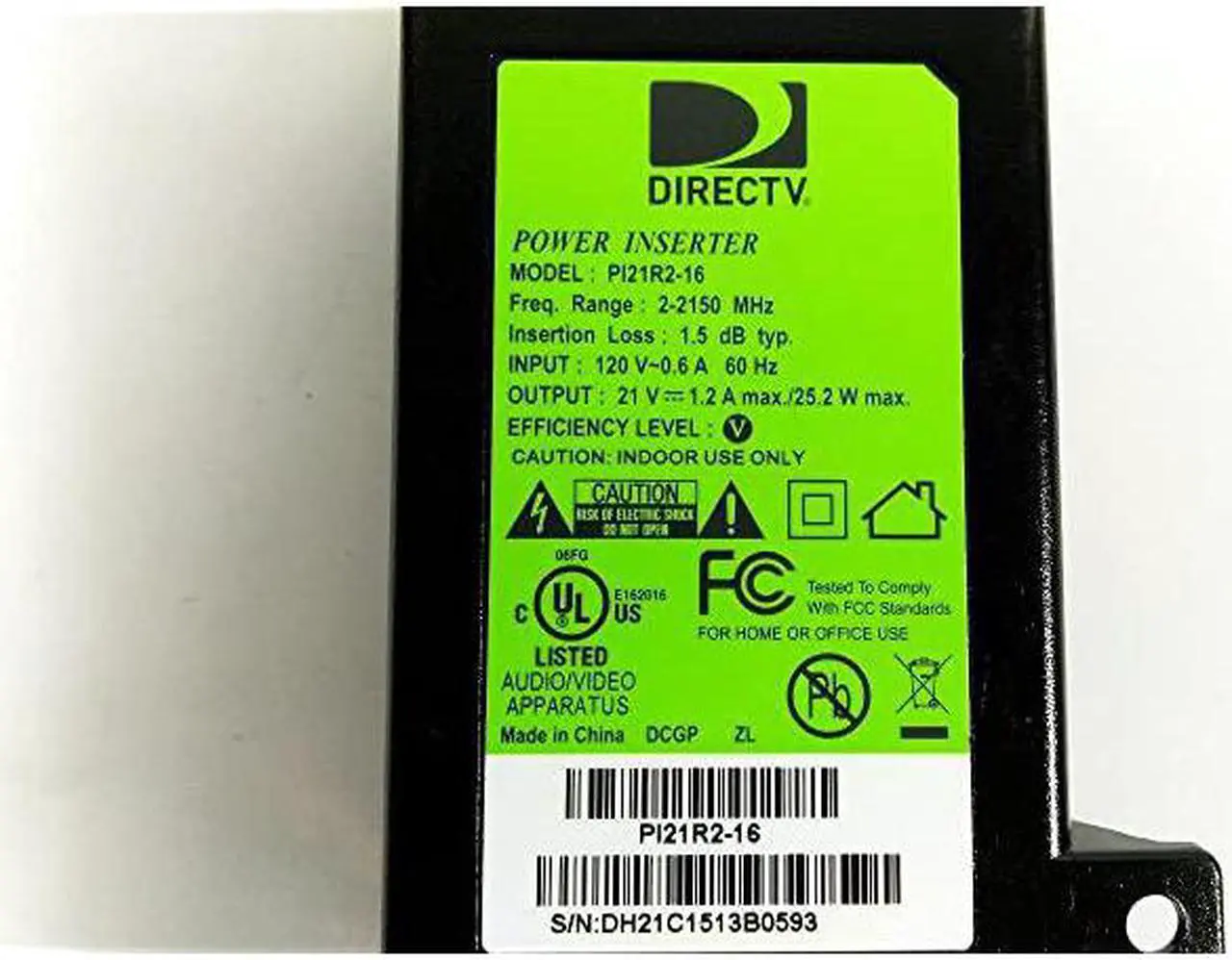 21 Volt Power Inserter For SWM Integrated LNB (2 pack) - Newegg.com