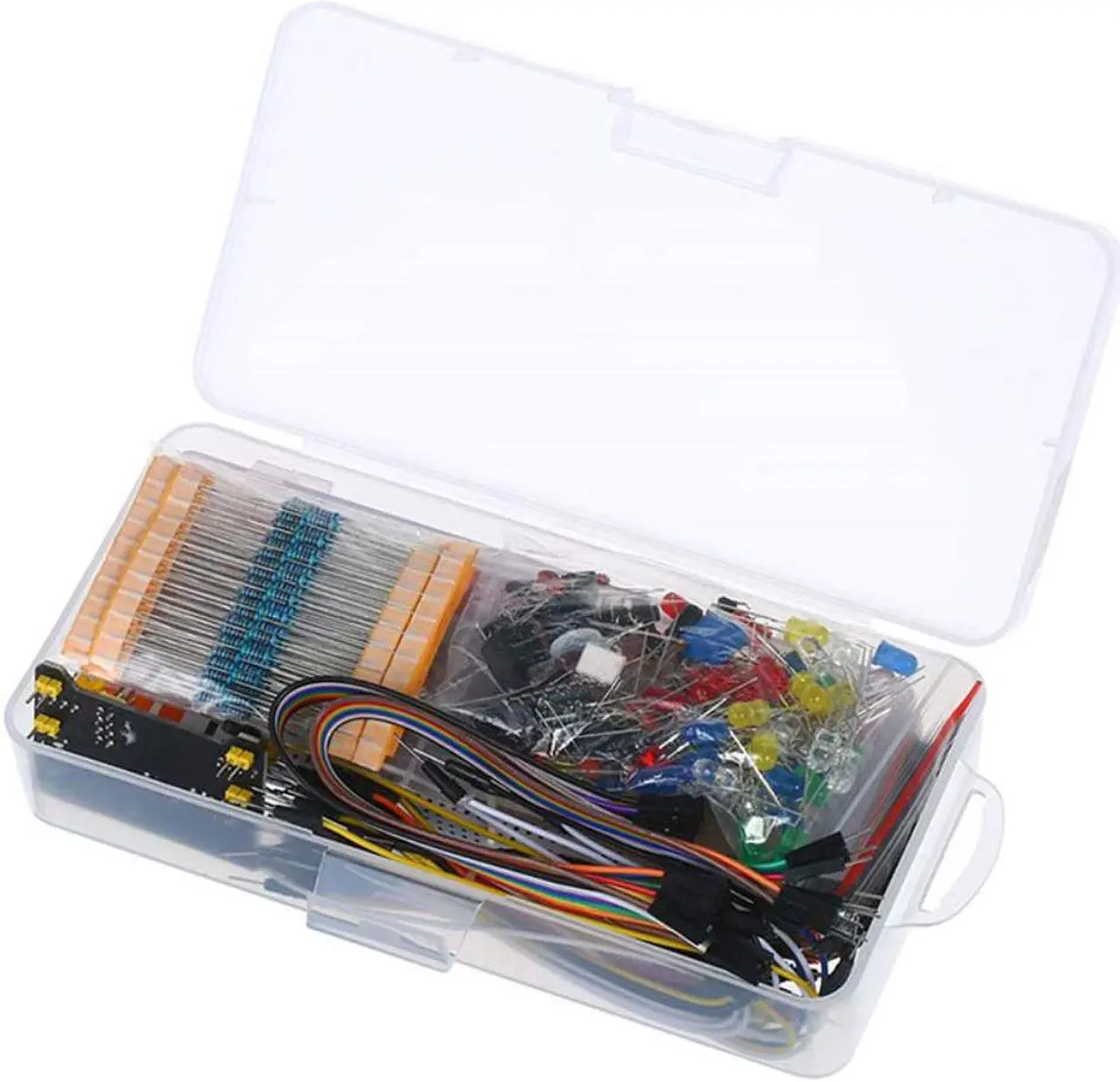 Electronic Component Fun Kit, with Power Module, Jumper Wire, 830 ...