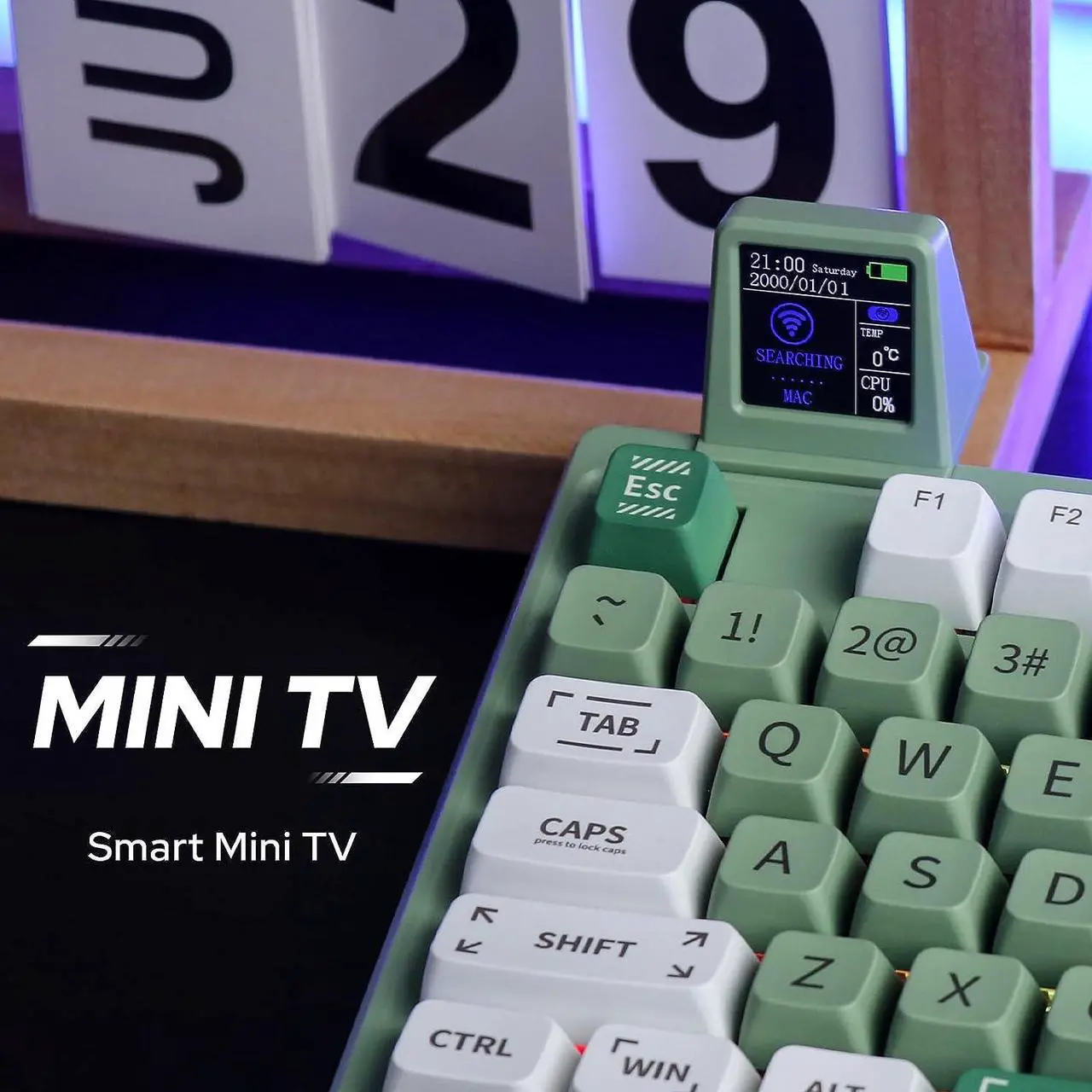 EPOMAKER RT100 97 Keys Gasket BT5.0/2.4G/USB-C Mechanical Keyboard with ...