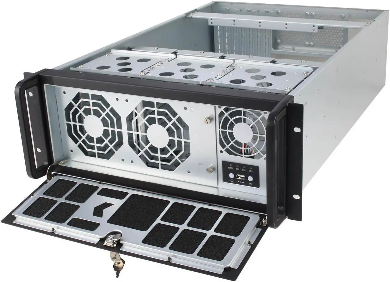 4U GPU server chassis / Internet cafe server chassis / 11 full-height ...