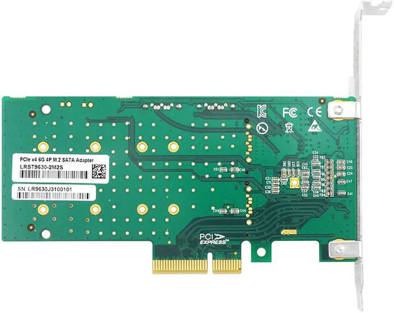 Linkreal 6Gb/s PCIe x4 to 2-Port M.2 & 2-Port SATA RAID Card - Newegg.com