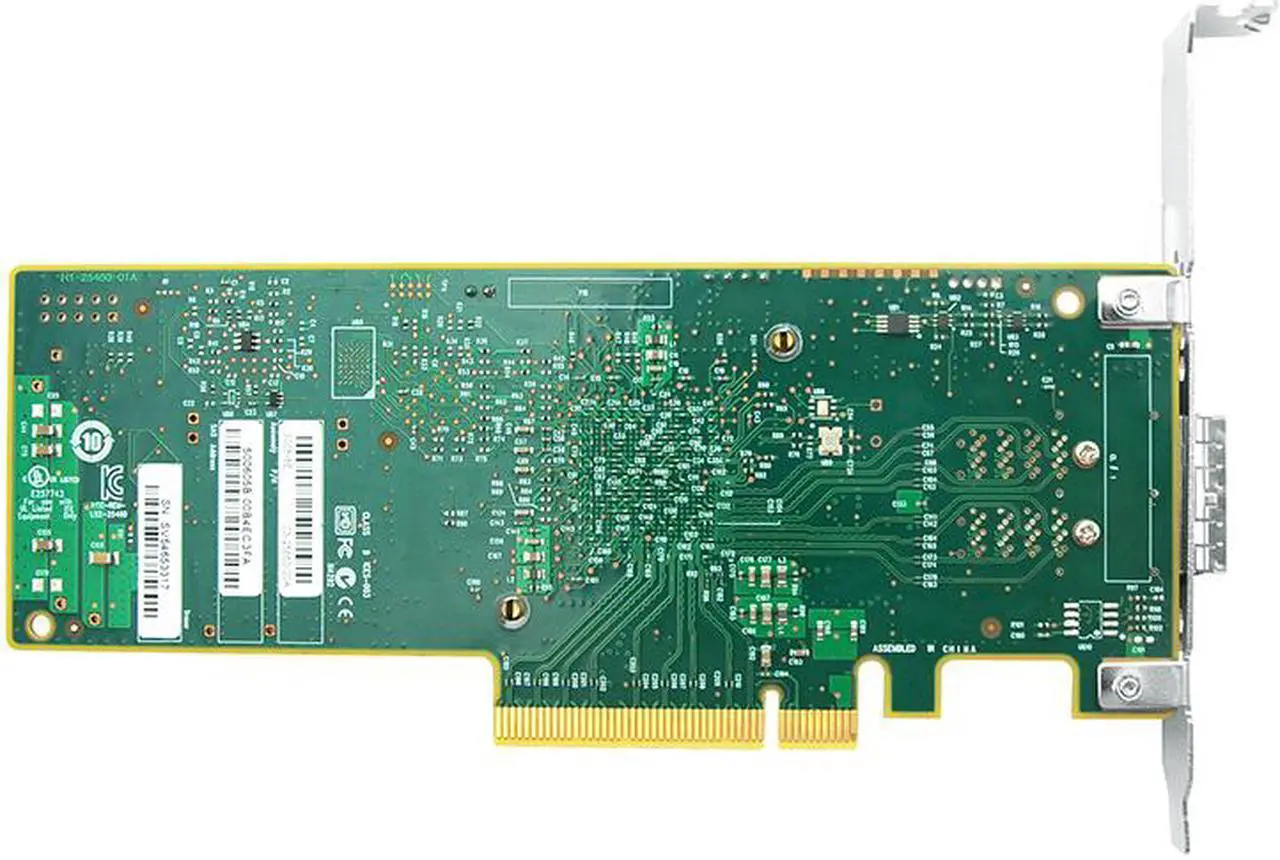 6Gb/s PCIe x8 to 8-Port External SAS/SATA Expansion Card-Compatible for ...