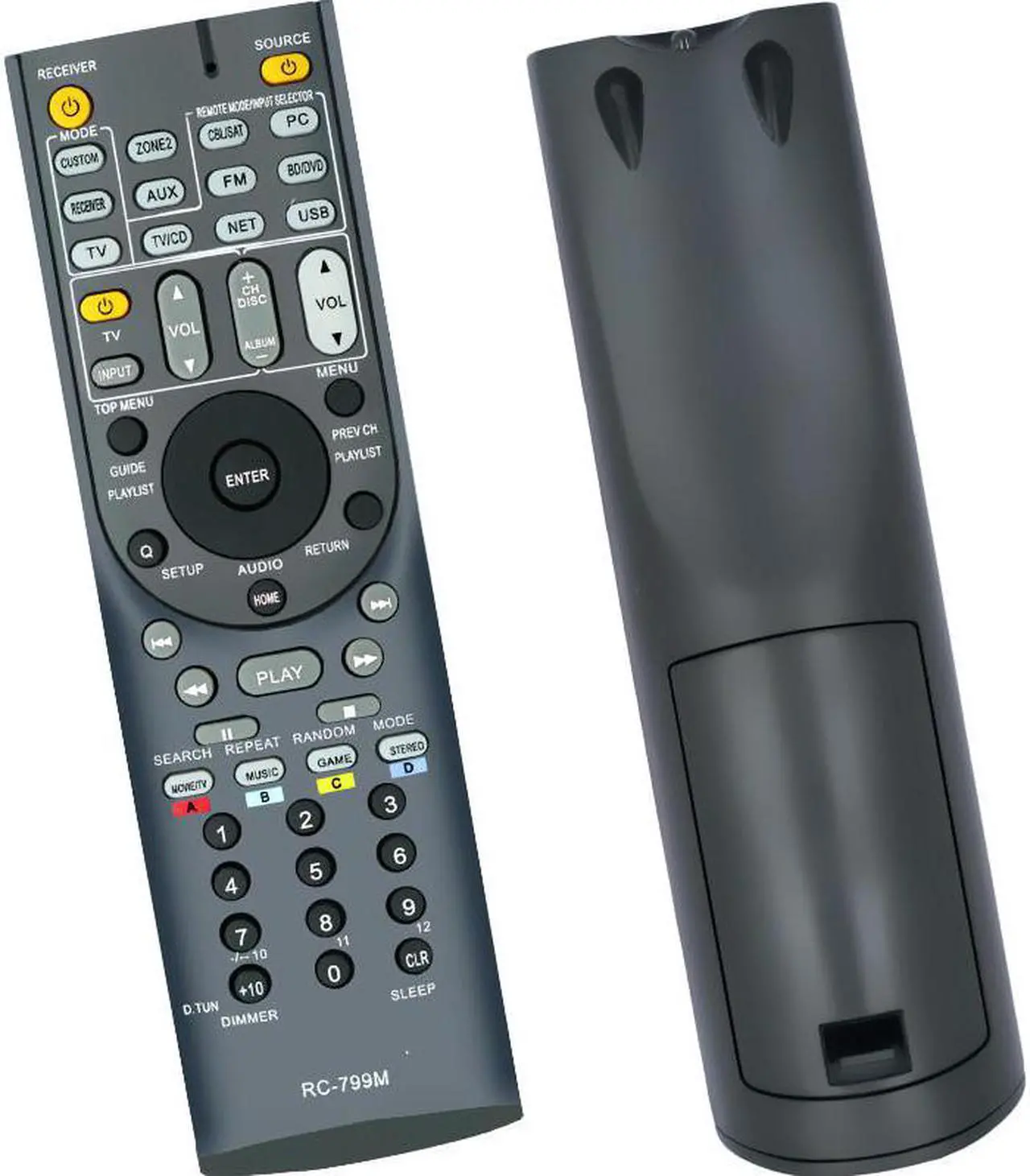 Replacement Remote Control For Onkyo TX-SR608 HT-S5700 HT-T340S HT ...