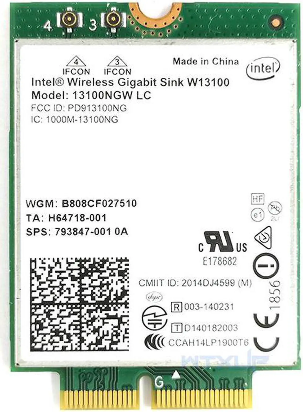 Intel Wireless Gigabit Sink W13100 13100NGW WiGig 802.11ad Wireless ...