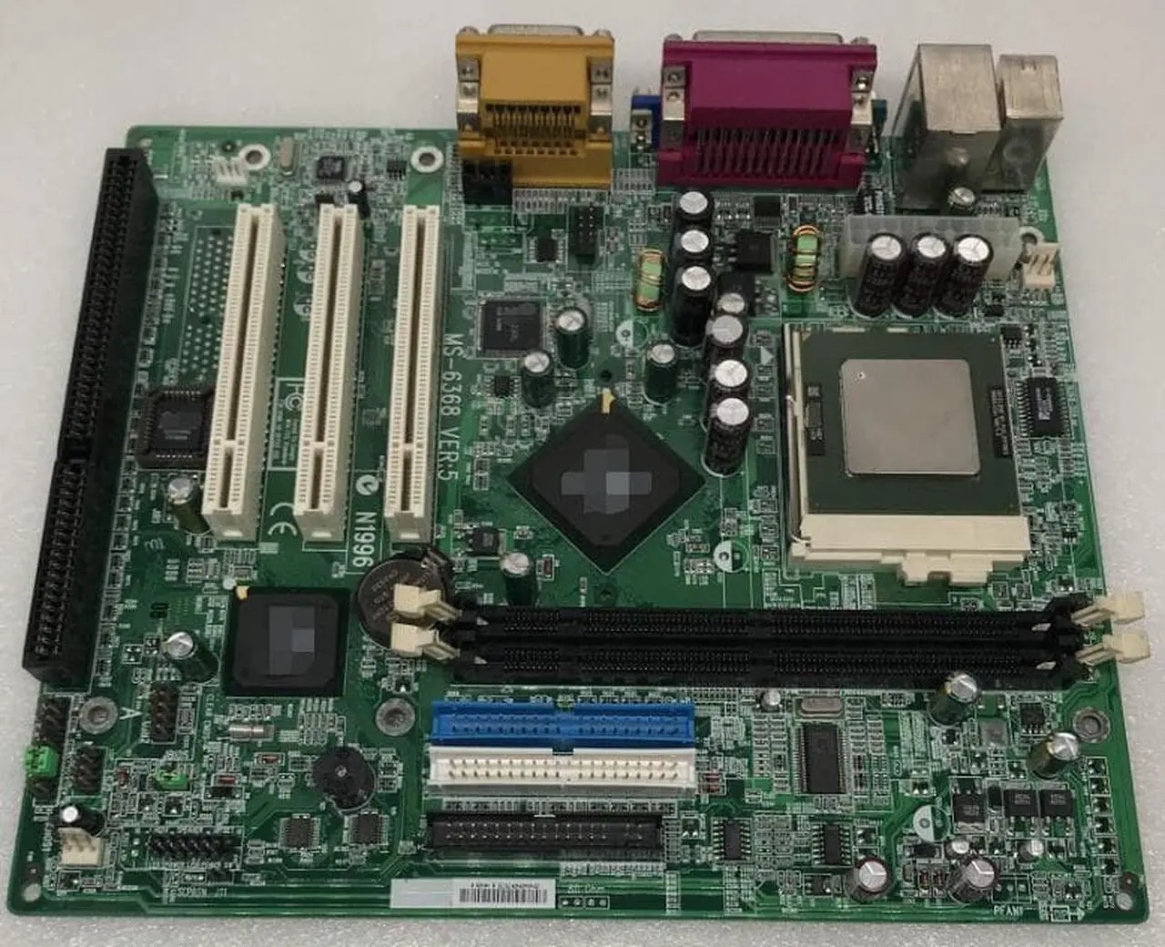 100% OK MS-6368 motherboard 8601T ISA Mainboard With 3PCI VGA LPT 1 ISA ...