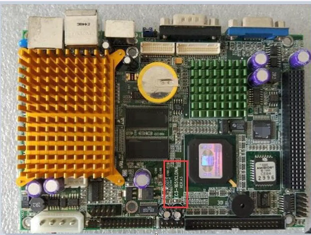 100% OK 3.5 inch IPC Embedded Motherboard EC3-1651CLDNA VER:A3 Fanless ...