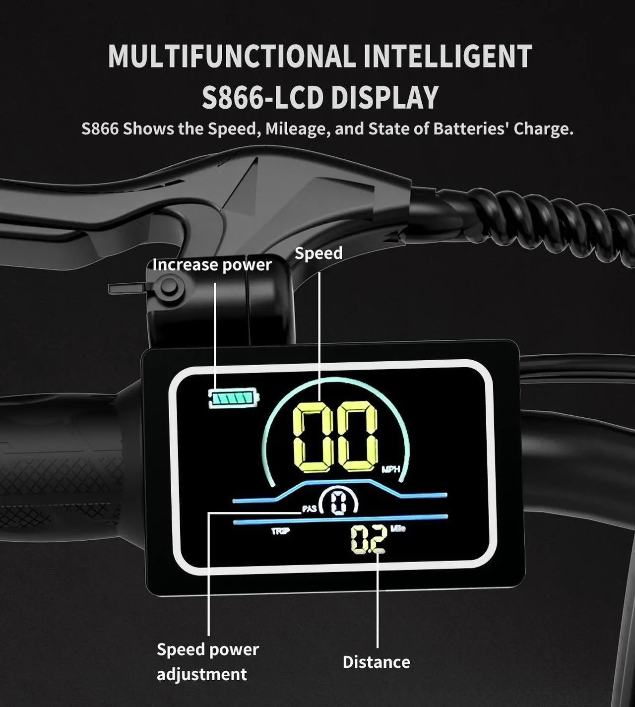 AOSTIRMOTOR A30 750W Electric Bike, 20" Fat Tire, 48V 13AH Removable Lithium Battery, Max Speed ...