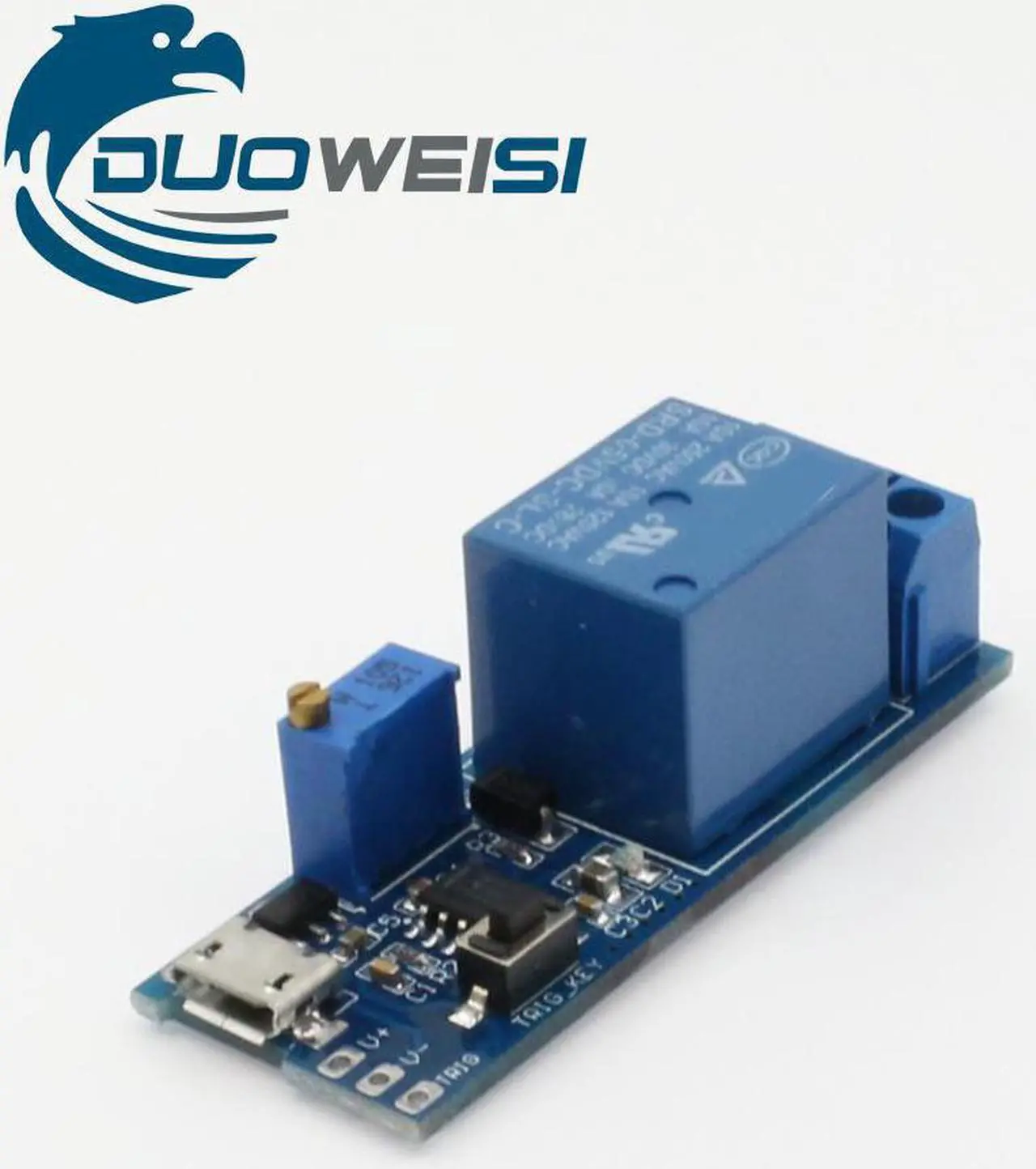 Trigger Delay Timer Relay Conduction Relay Module Time Delay Switch Wide voltage 5V-30V RY011 ...