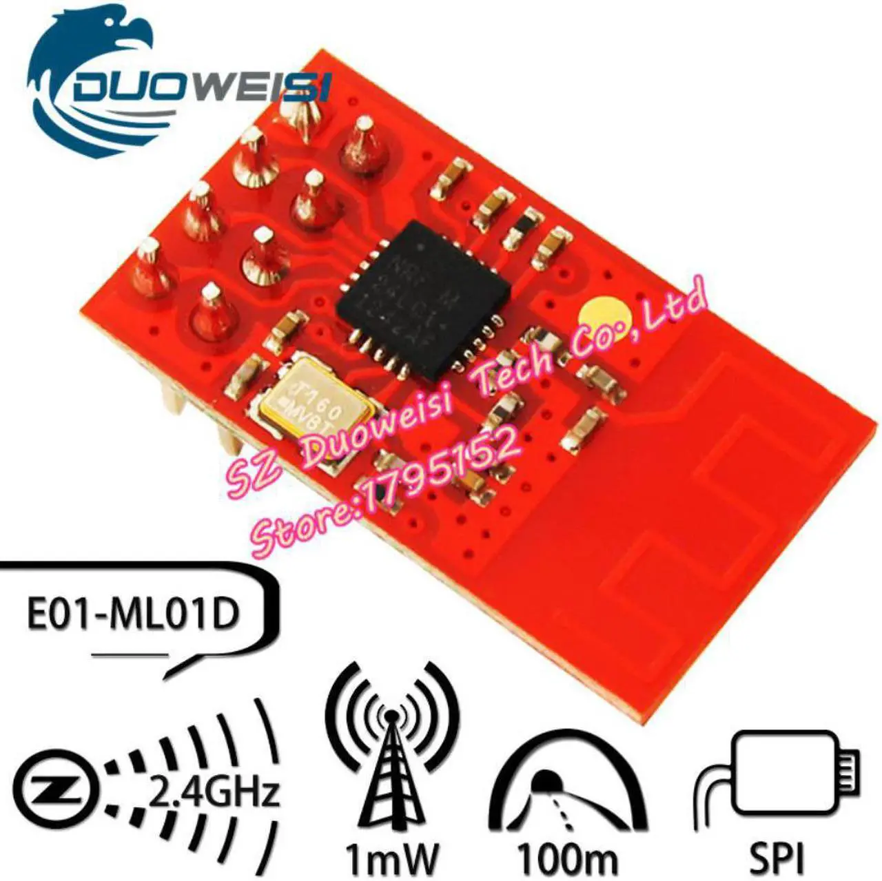 E01-ML01D Imported components nRF24L01 + 2.4G wireless transceiver RF ...