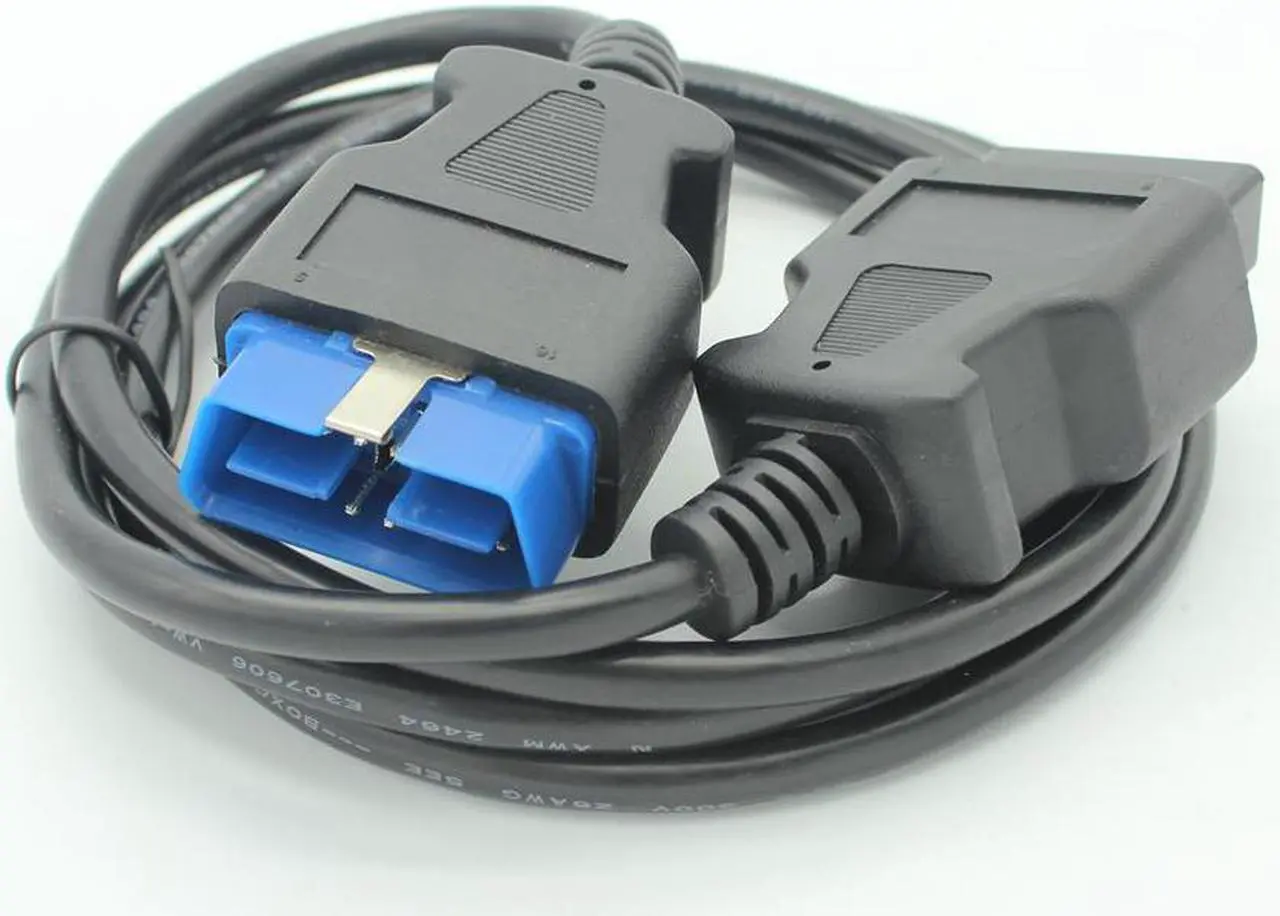 OBDII Car Adapter OBD2 Extension Cable Full Male to Female Connector ...
