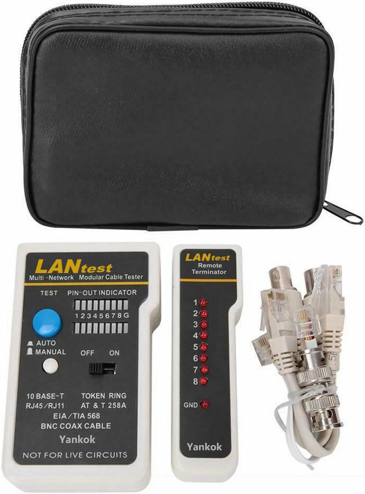 Yankok [LANtest Multi-Network Modular Cable Tester Kit] for 10Base-T ...