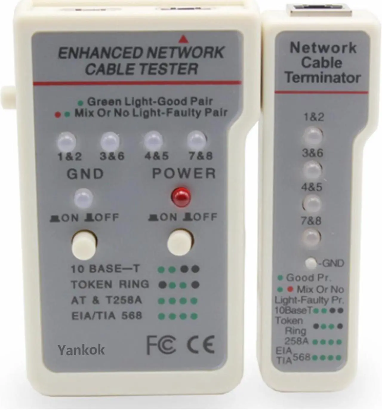Yankok [Enhanced Network Cable Tester] Identifies Continuity Problems ...