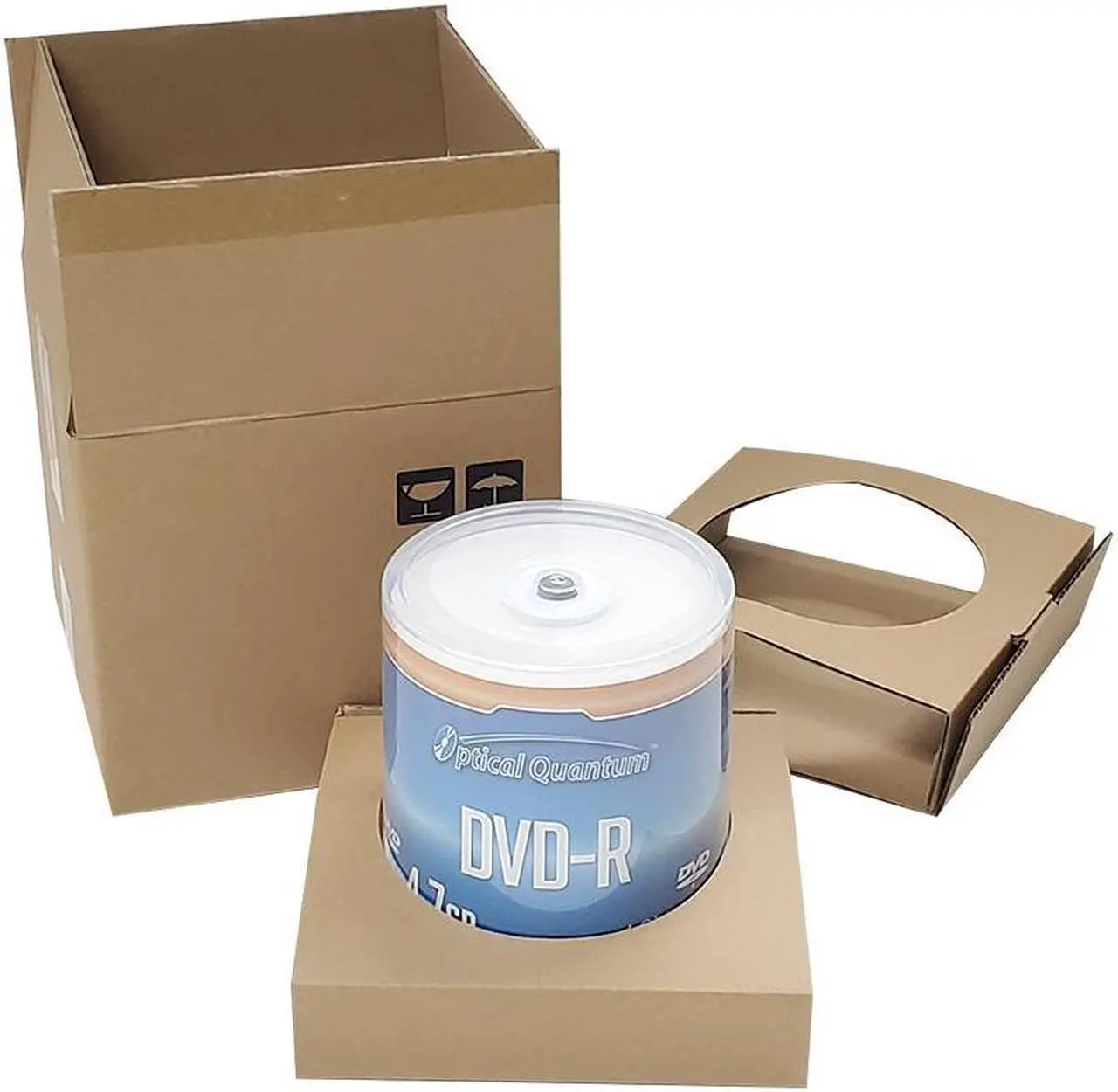 Optical Quantum DVD-R 4.7GB 16X White Inkjet Printable Hub Printable ...