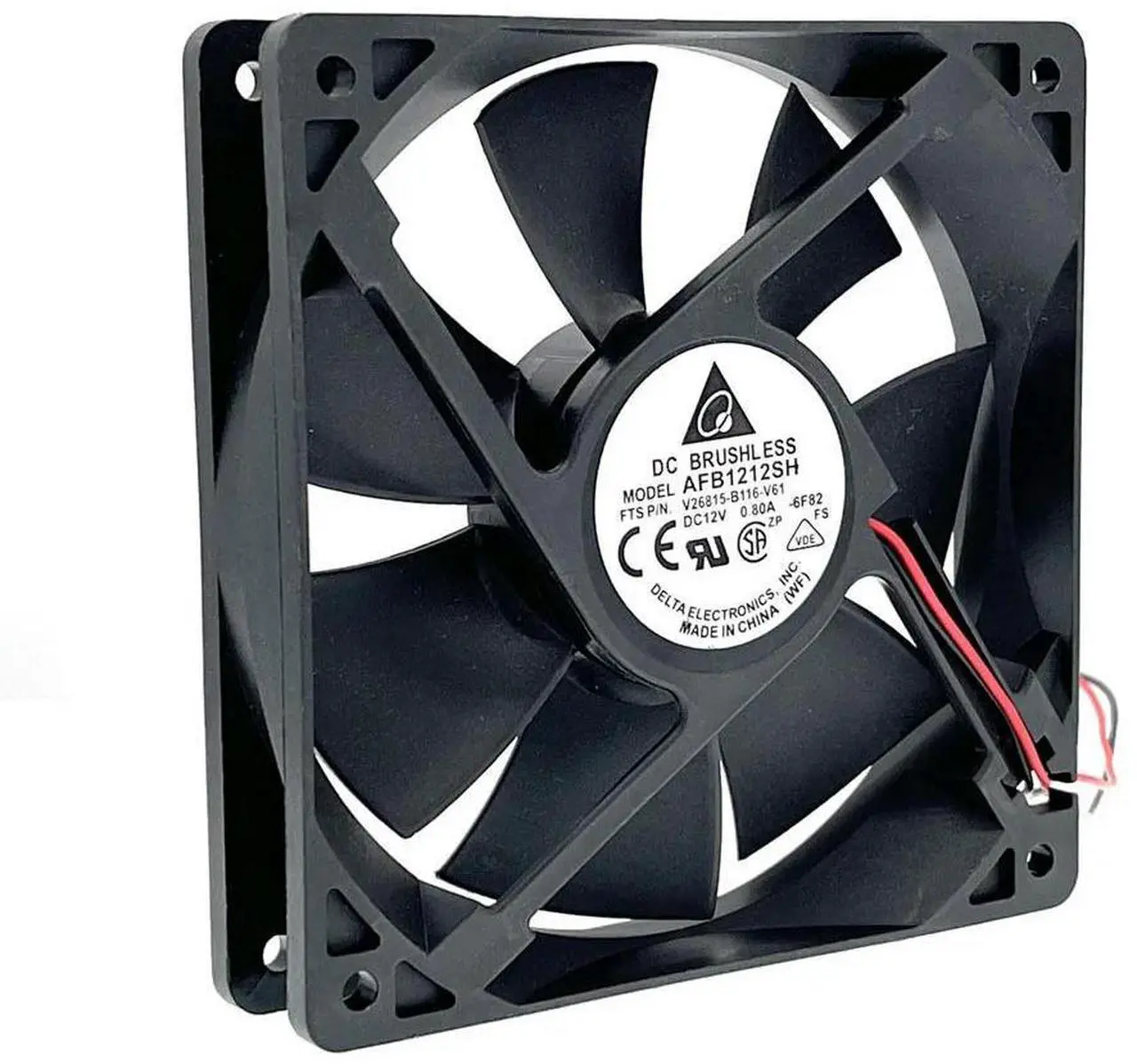 FOR for AFB1212SH 12CM 120MM 12025 DC 12V 0.80A Cooling Fan ...
