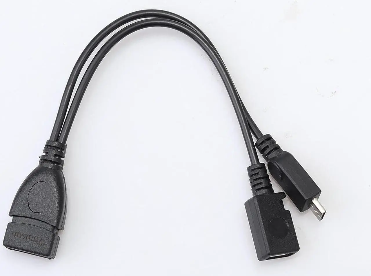 Micro USB Host OTG Cable with USB Power for Samsung/HTC/Nexus/Lg Phones ...