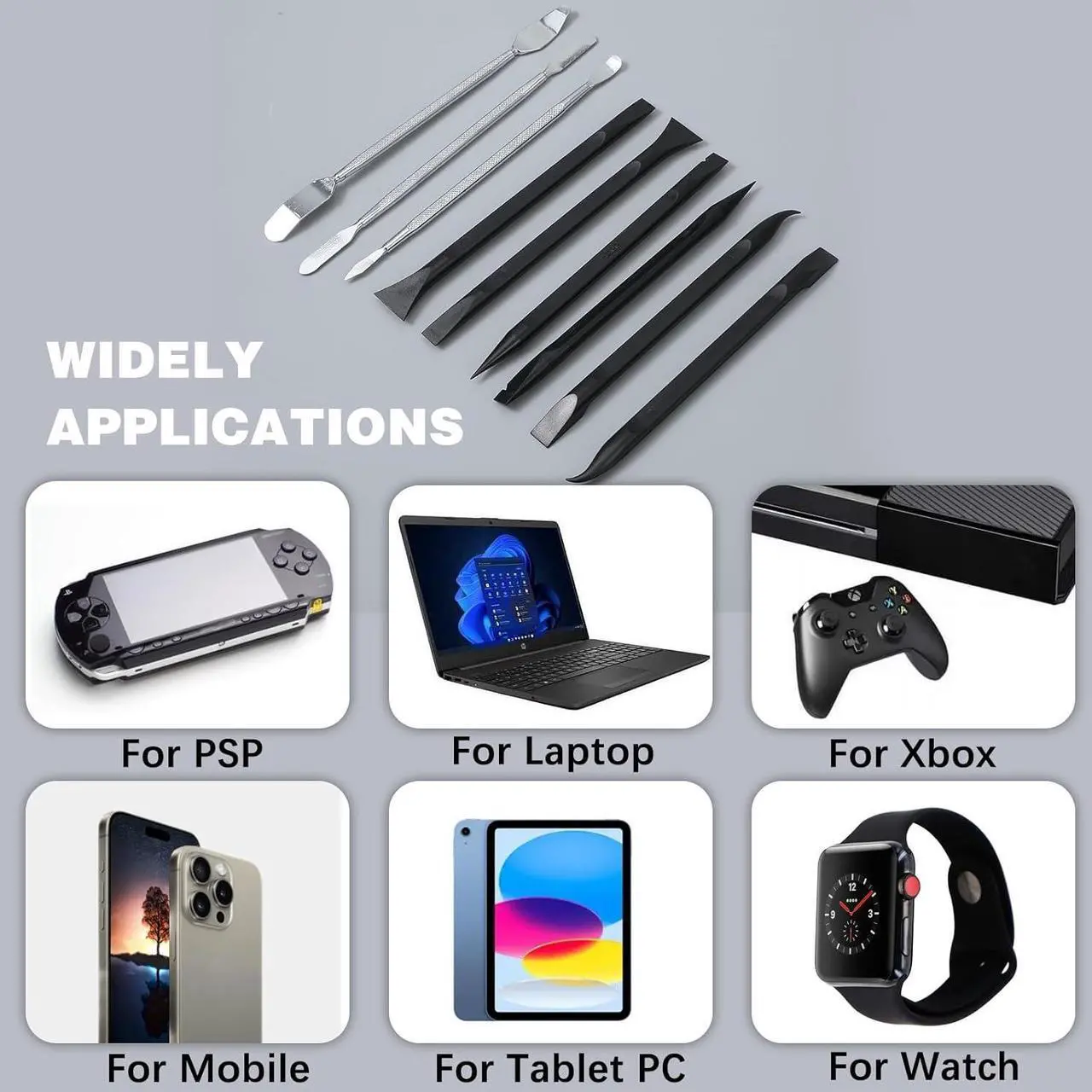 9 Pcs Spudger Tool Metal Pry Tool Phone Repair Tool Kit Laptop Repair ...
