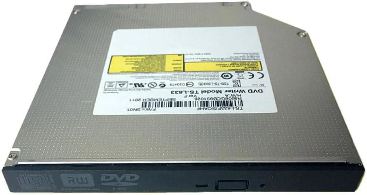 12.7mm Slim SATA Internal CD DVD Burner Optical Drive DVD Player Writer ...