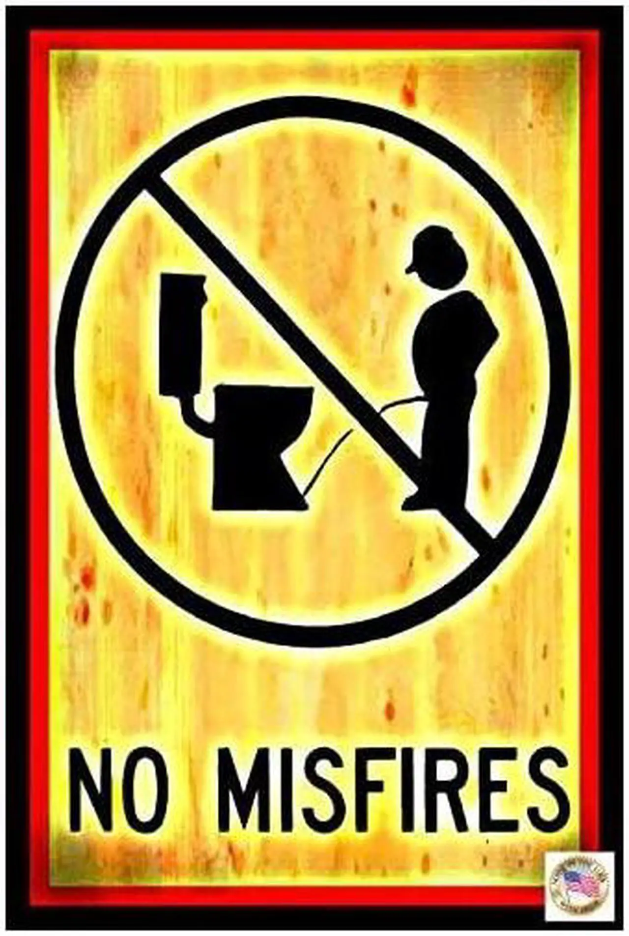 MISFires Made in USA 8quotx12quot All Weather Metal Funny Man Cave Sign ...