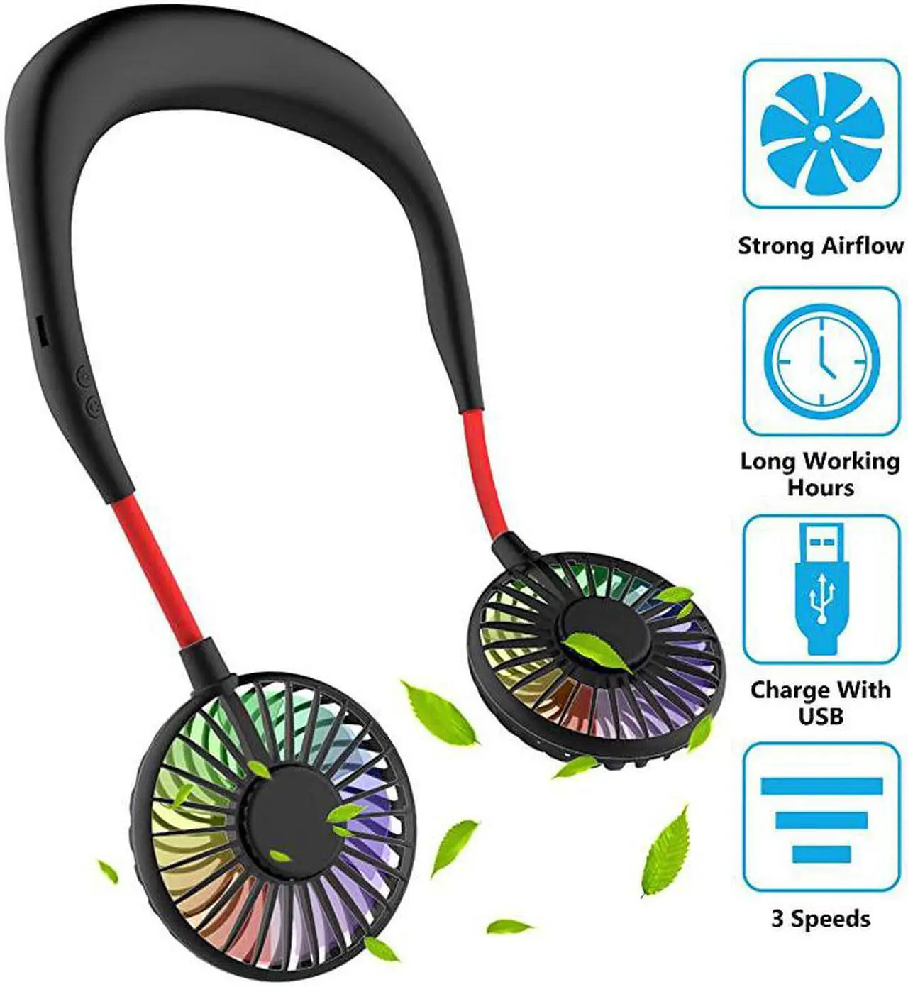 Free Mini USB Personal Fan Rechargeable Portable Headphone Design ...