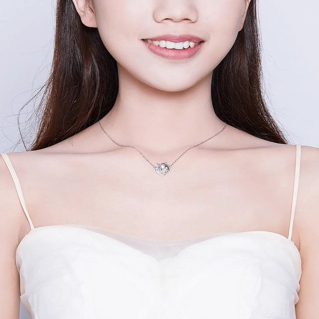 S925 Sterling Silver Necklace Cute Animal Unicorn Necklace SCN348 - Newegg.com