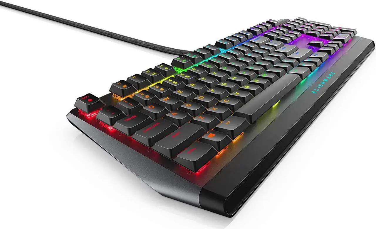 Alienware Low-Profile RGB Gaming Keyboard AW510K: Alienfx Per Key RGB ...