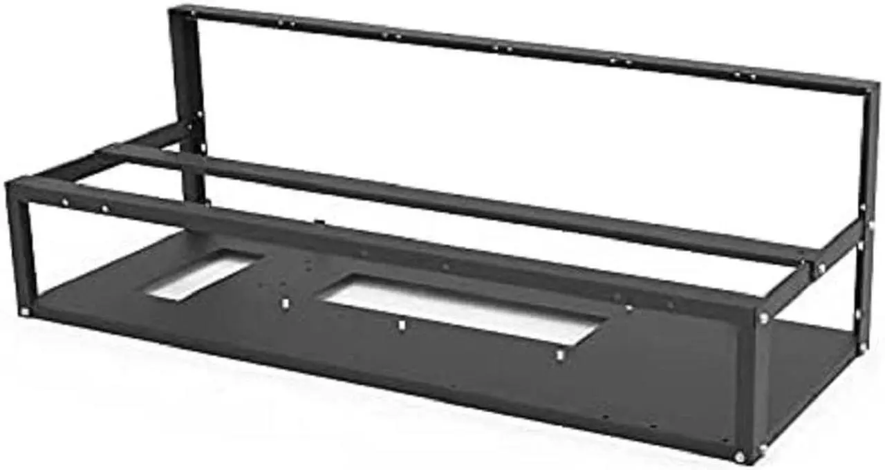 Mining Rig Frame - 12 GPU Steel Open Air Miner Mining Computer Frame ...