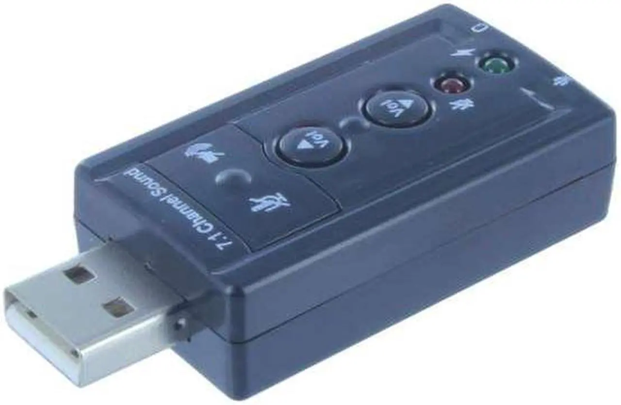 New USB External 7.1 Channel 3D Virtual Audio Sound Card Adapter PC - Newegg.com
