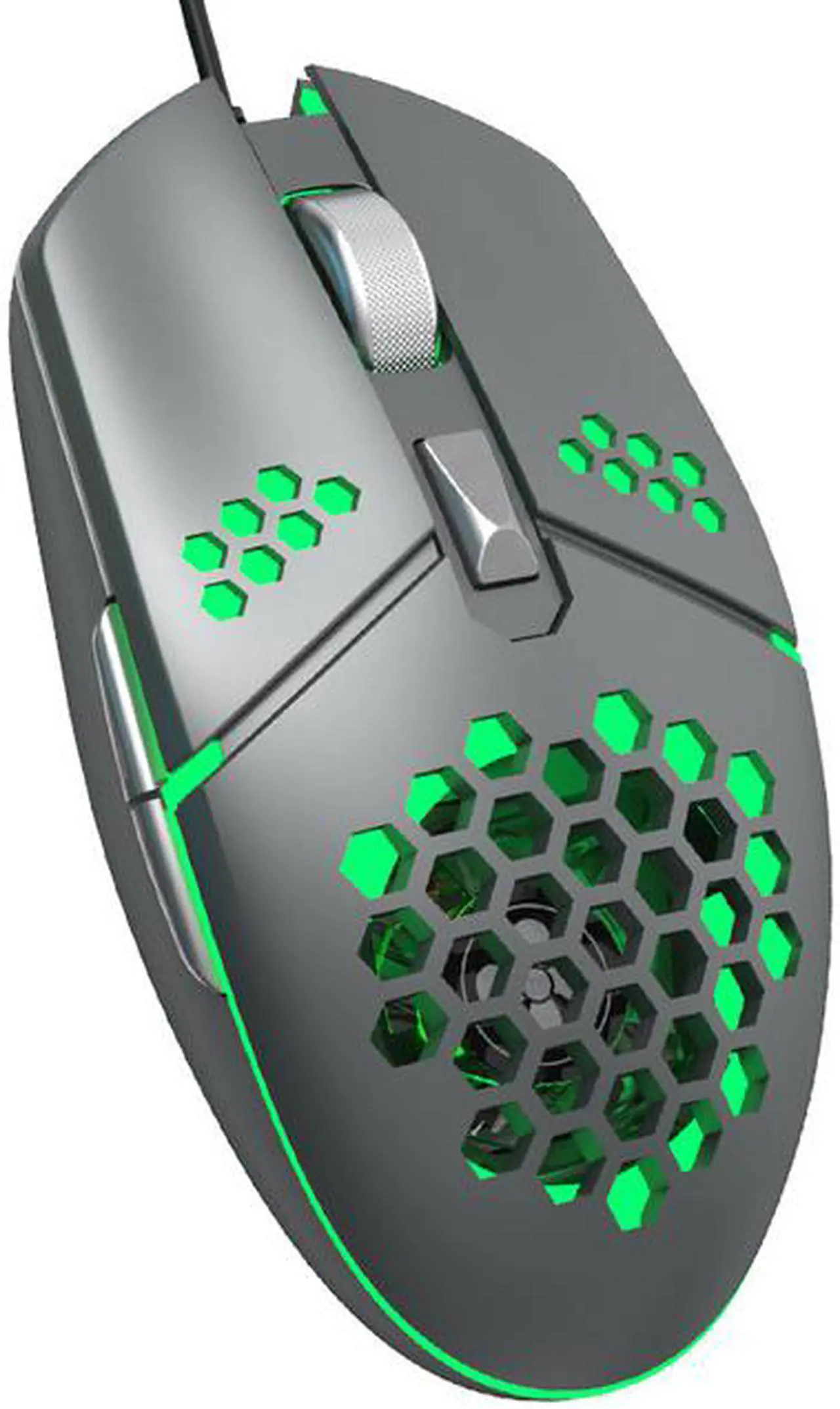 Lpyoo Cooling Mouse Optical Gaming Mice 2400dpi 6 Buttons USB Wired ...