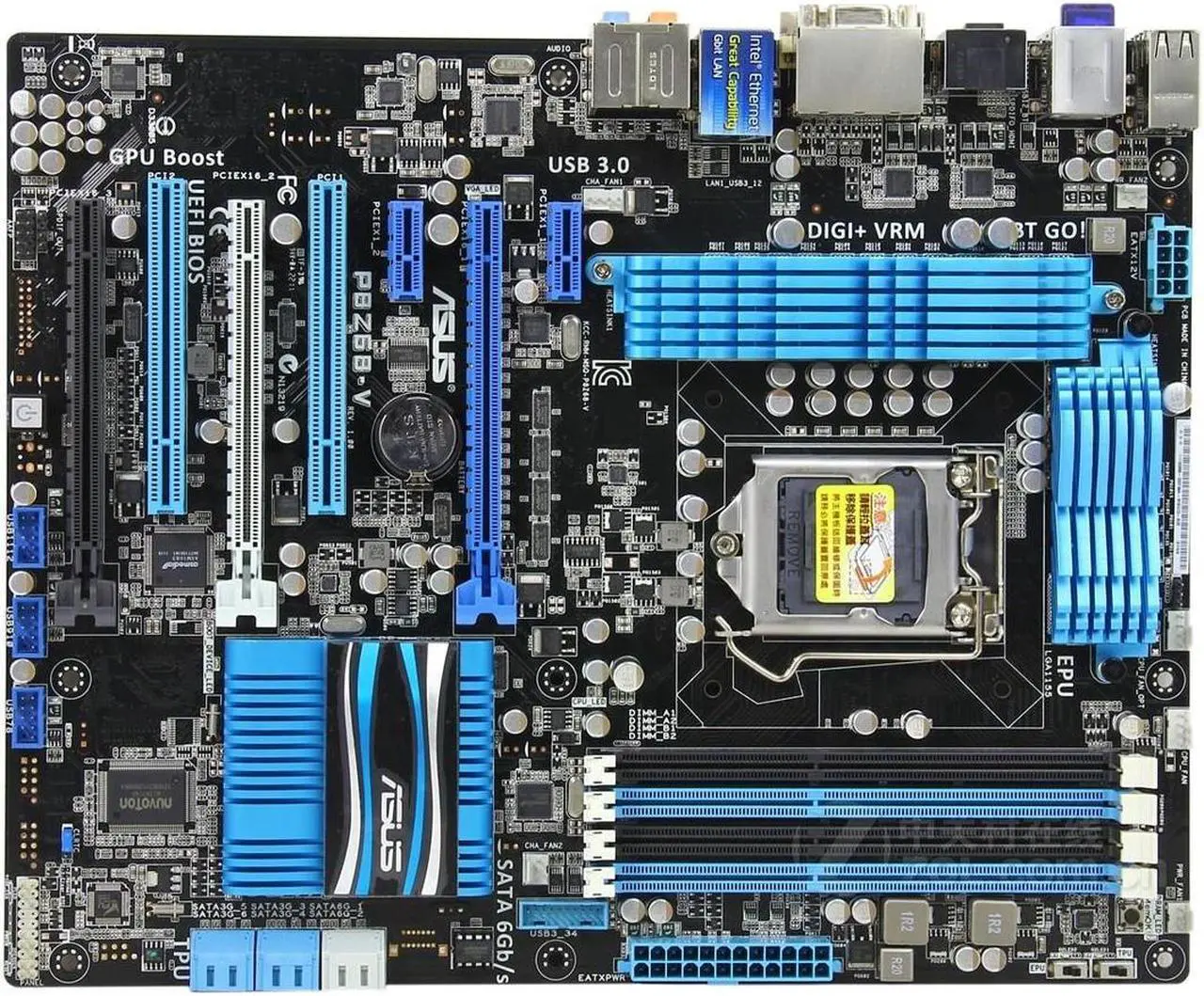 Refurbished: ASUS P8Z68-V LGA 1155 DDR3 32GB ATX Motherboard - Newegg.com
