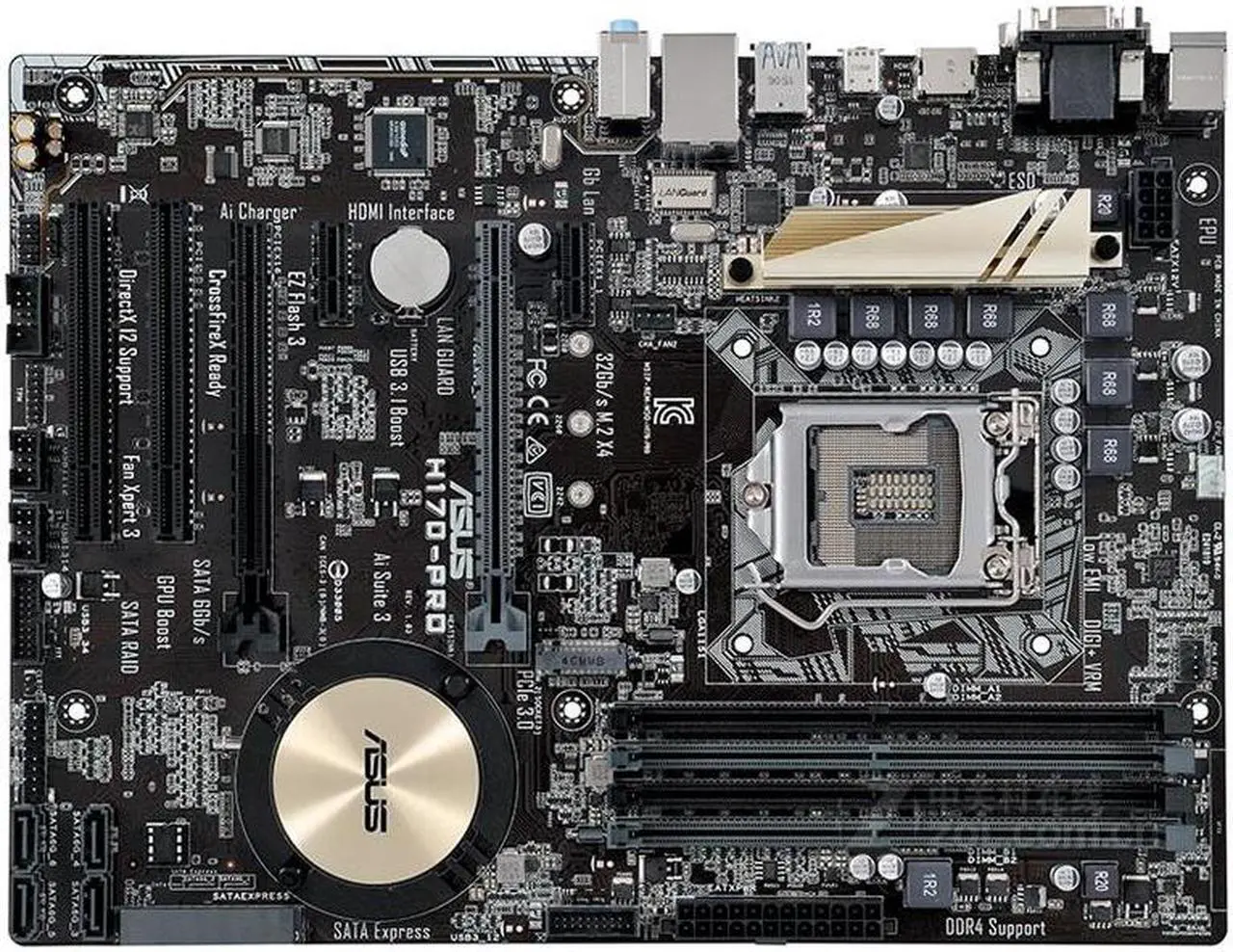Refurbished: ASUS H170-PRO LGA 1151 DDR4 64GB ATX Motherboard - Newegg.com