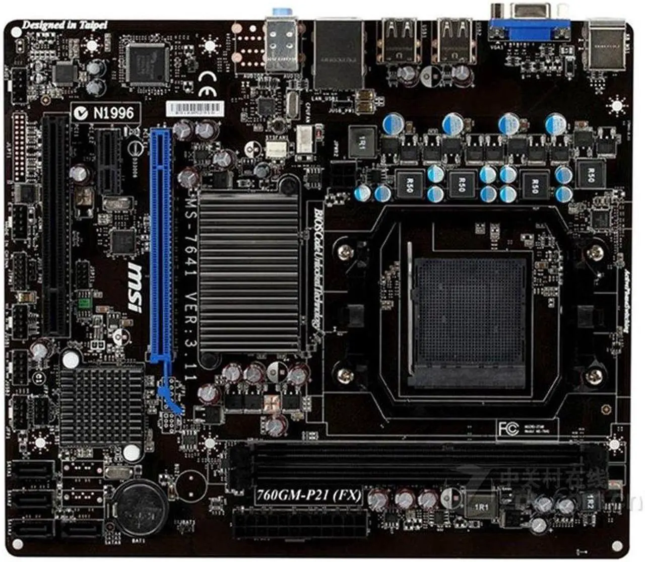 Refurbished: MSI 760GM-P21(FX) AMD 760G Socket AM3+ DDR3 16GB Micro ATX ...