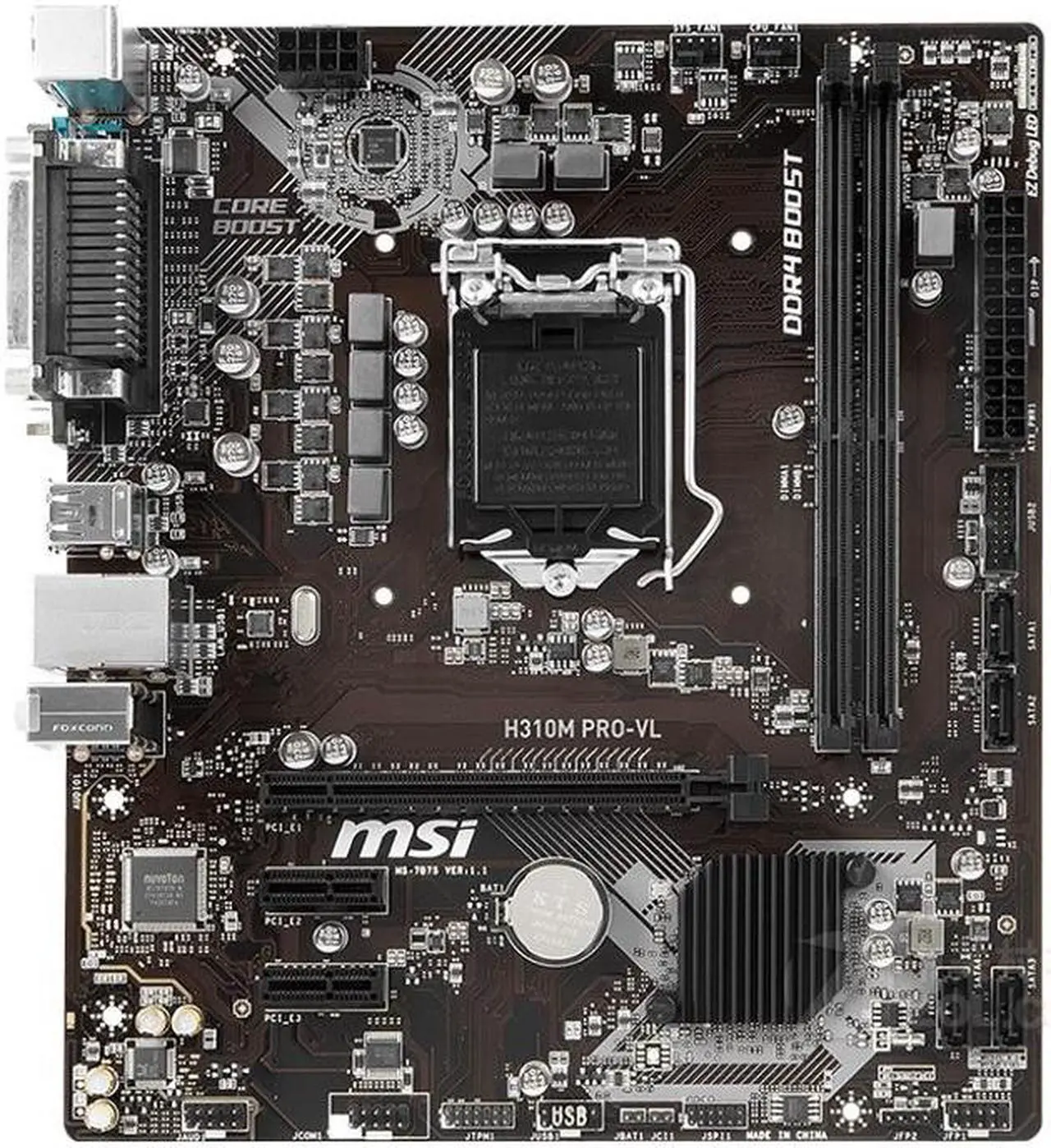 Refurbished: MSI H310M PRO-VL Intel H310 LGA 1151 DDR4 32GB Micro ATX ...