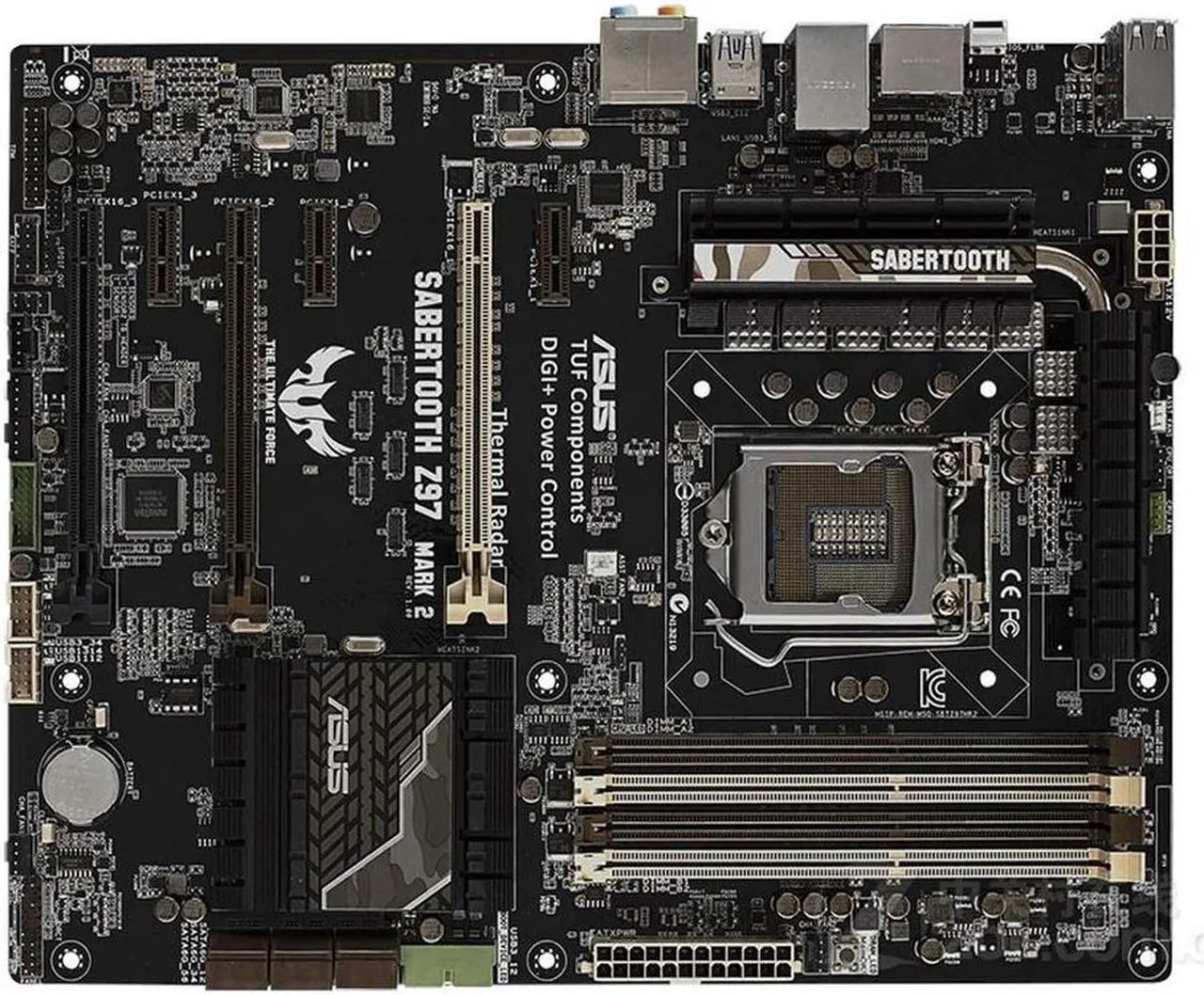 Refurbished: ASUS SABERTOOTH Z97 MARK 2 LGA 1150 DDR3 32GB ATX ...
