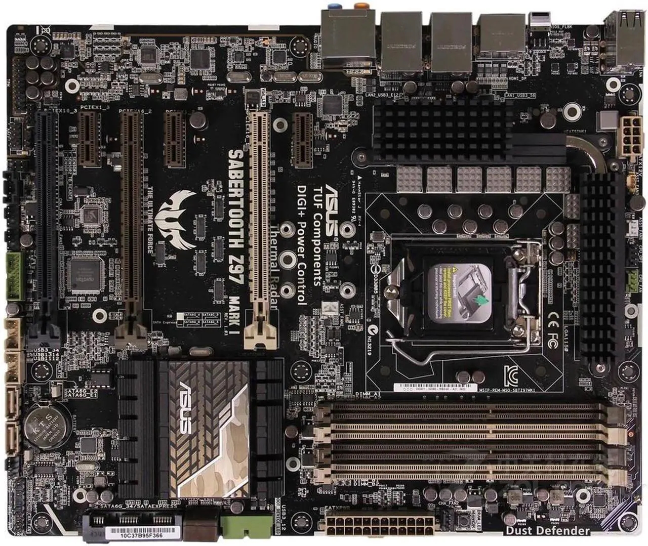 Refurbished: ASUS SABERTOOTH Z97 MARK 1 LGA 1150 DDR3 32GB ATX ...