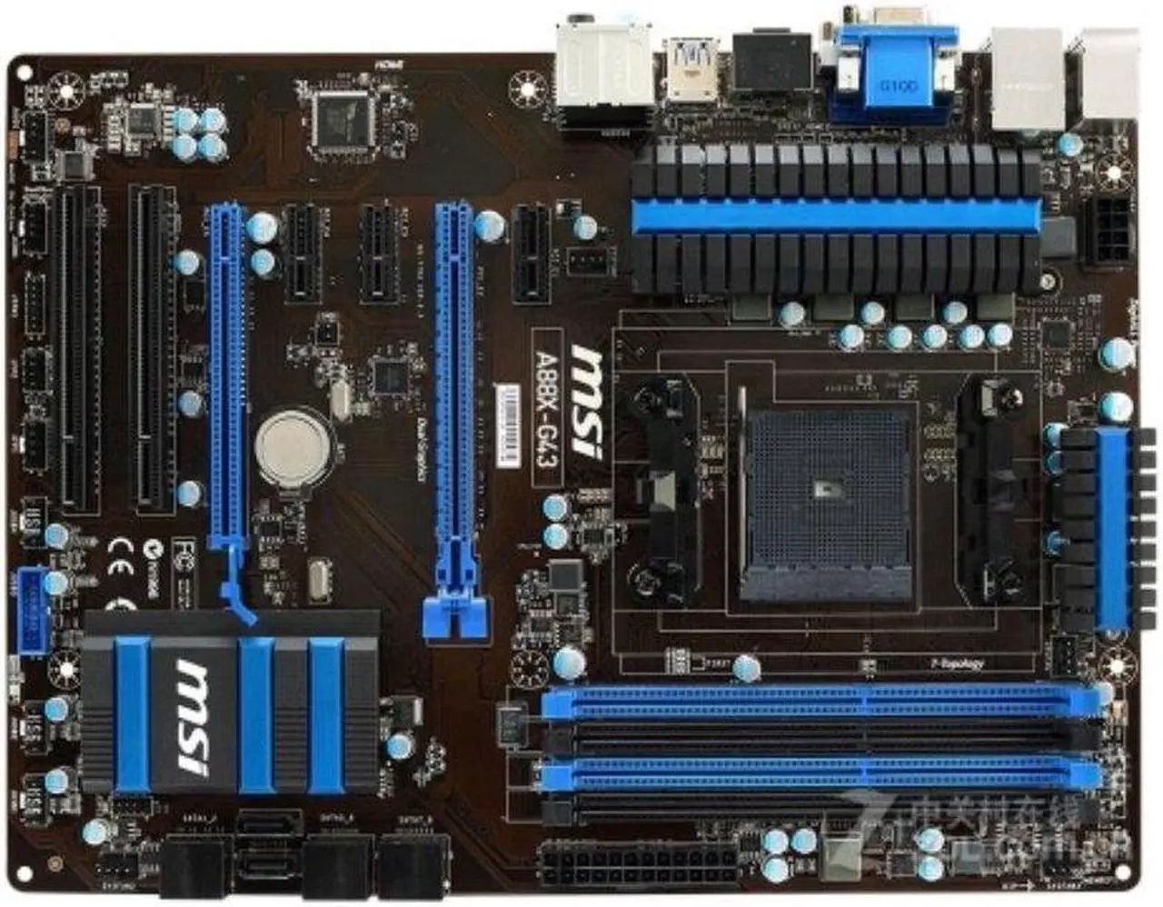 Refurbished: MSI A88X-G43 AMD A88X Socket FM2/FM2+ DDR3 64GB ATX Motherboard - Newegg.com