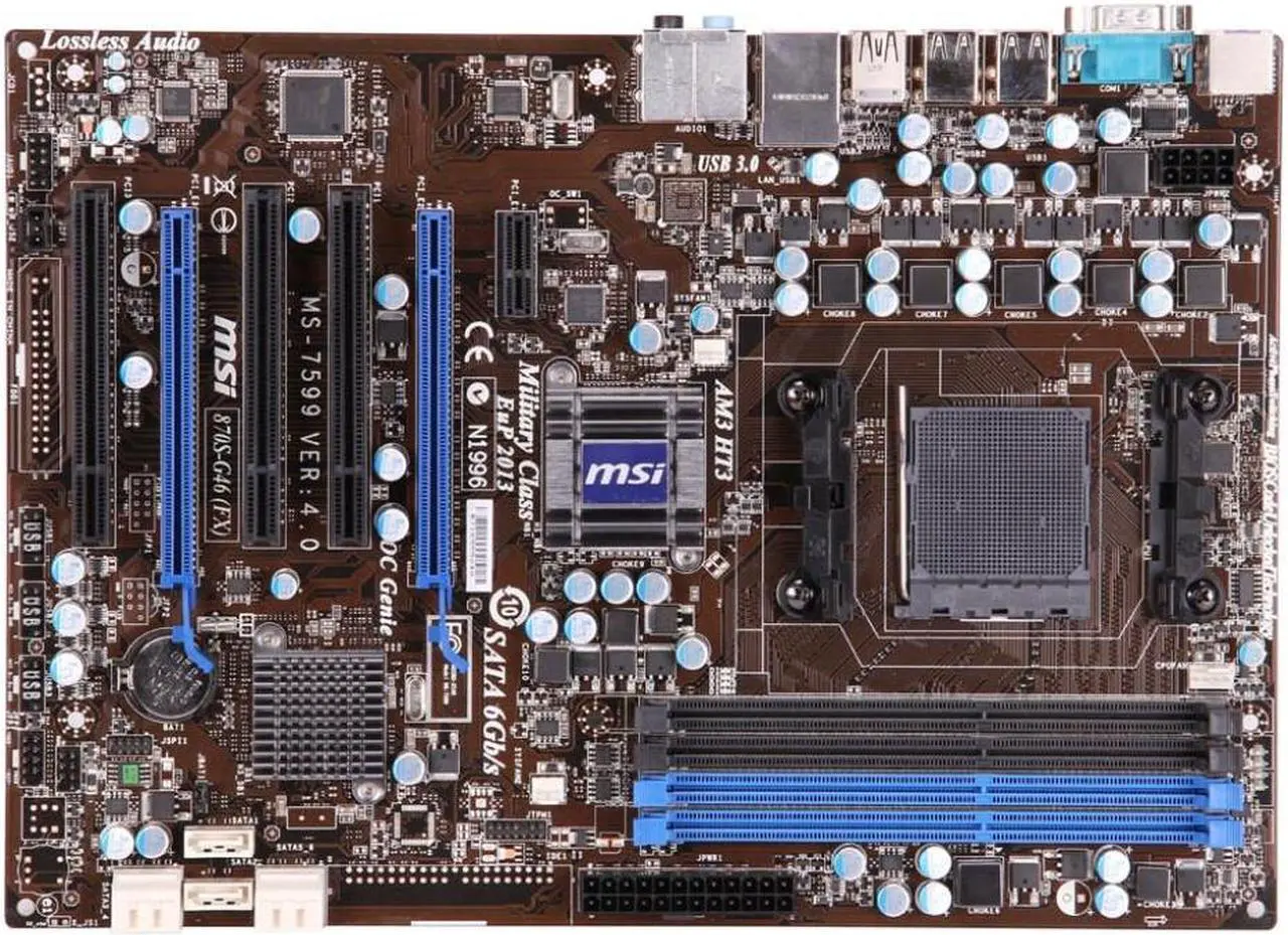Refurbished: MSI 870S-G46(FX) AMD 870 Socket AM3+ DDR3 32GB ATX Motherboard - Newegg.com