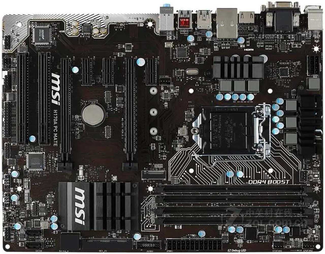 Refurbished: MSI H170A PC MATE Intel H170 LGA 1151 DDR4 64GB ATX ...