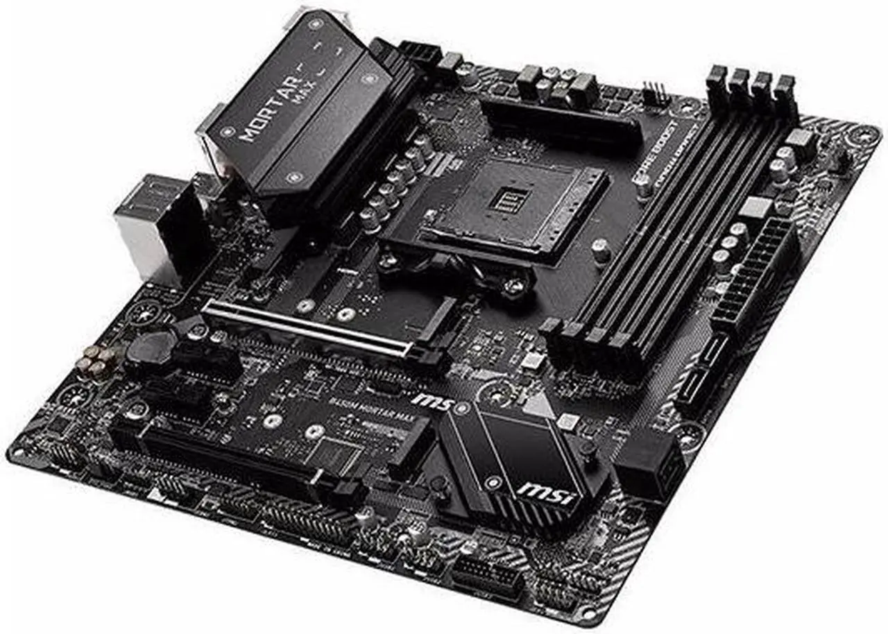 Refurbished: MSI B450M MORTAR MAX AMD B450 Socket AM4 DDR4 128GB Micro ...