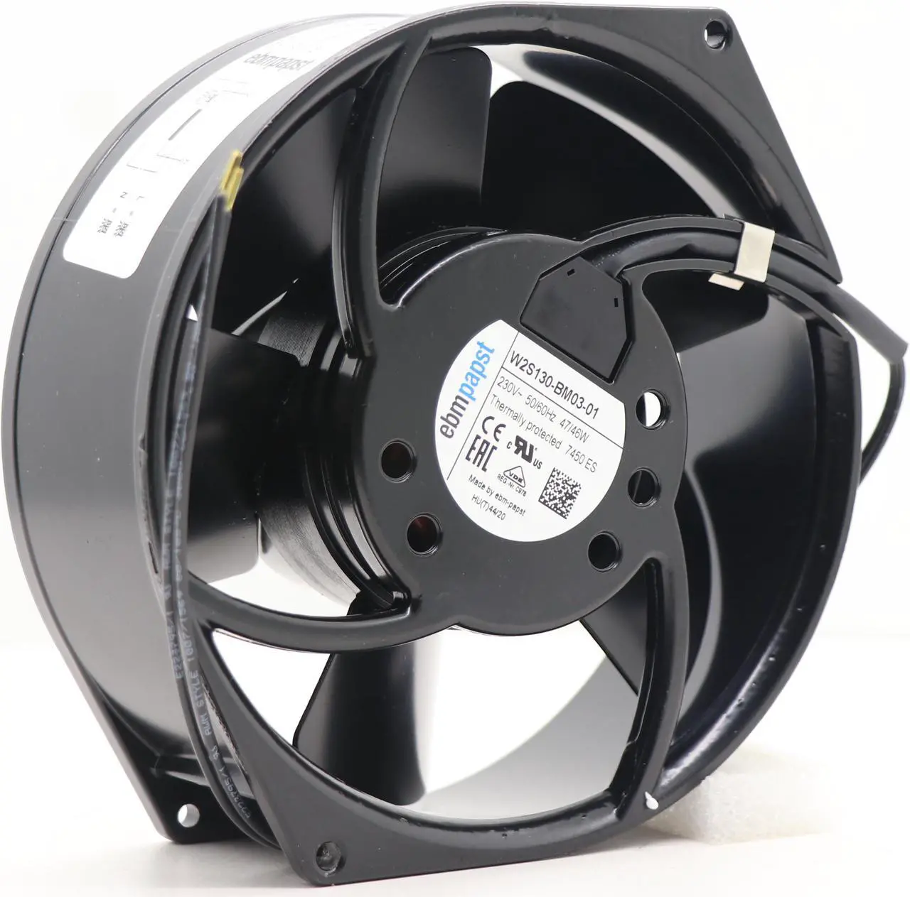 Original New ebm-papst Fan W2S130-BM03-01 All Memtal 230V 47/46W High Temperature Resistance ...