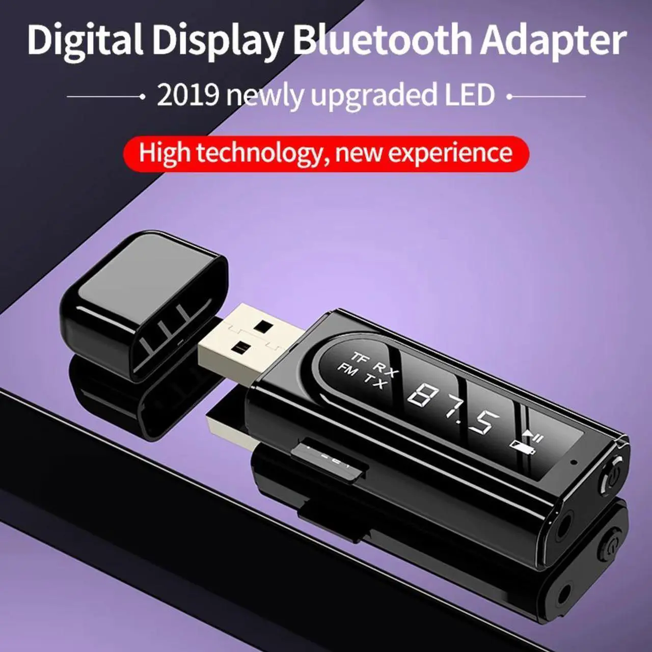 Bluetooth Wireless Stereo Music Audio Transmitter Adapter For Car For ...