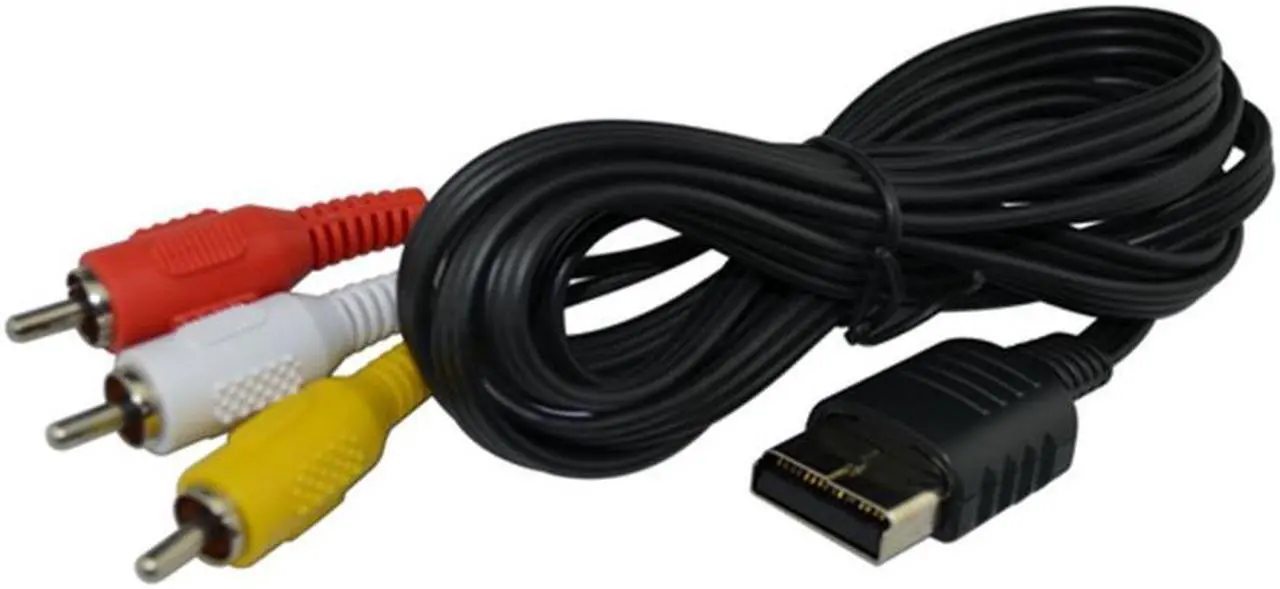 1.8M Composite AV Audio Video TV Adapter Cable for SEGA Dreamcast RCA ...