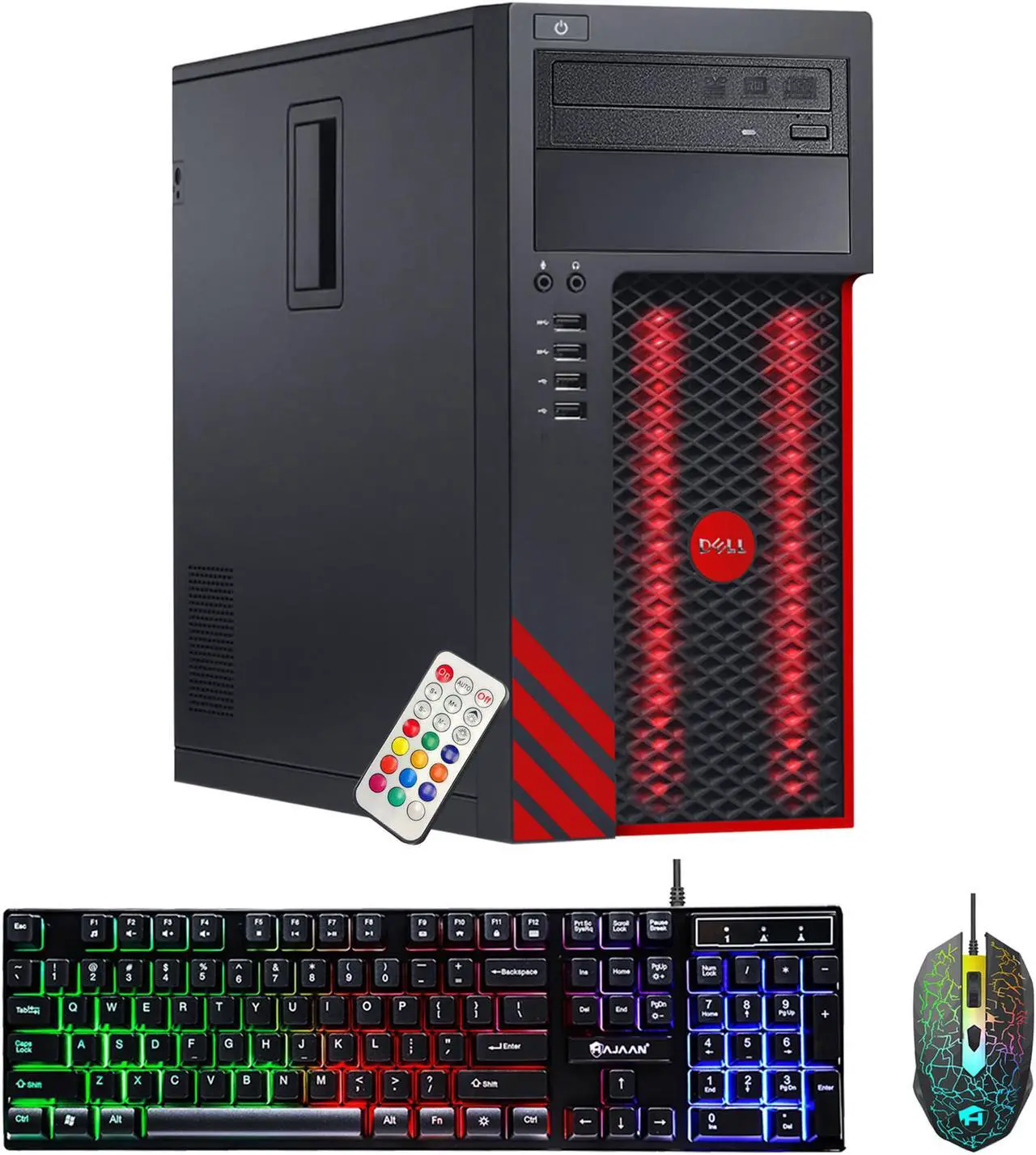 Refurbished: Custom Built LED Lights Gaming PC - Dell Precision Tower ...