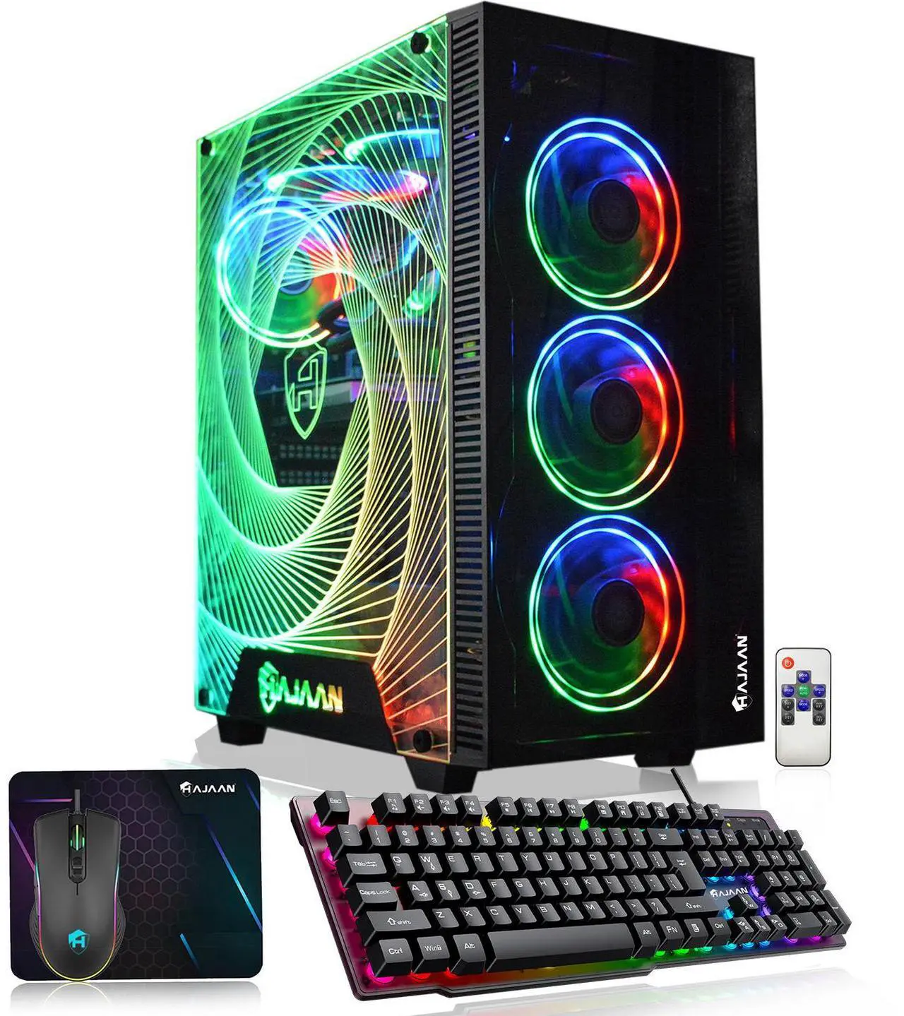 HAJAAN Gaming Desktop PC, Intel Core Ultra 7 265K, GeForce RTX 5070 12GB GDDR7, AI-Enhanced ...