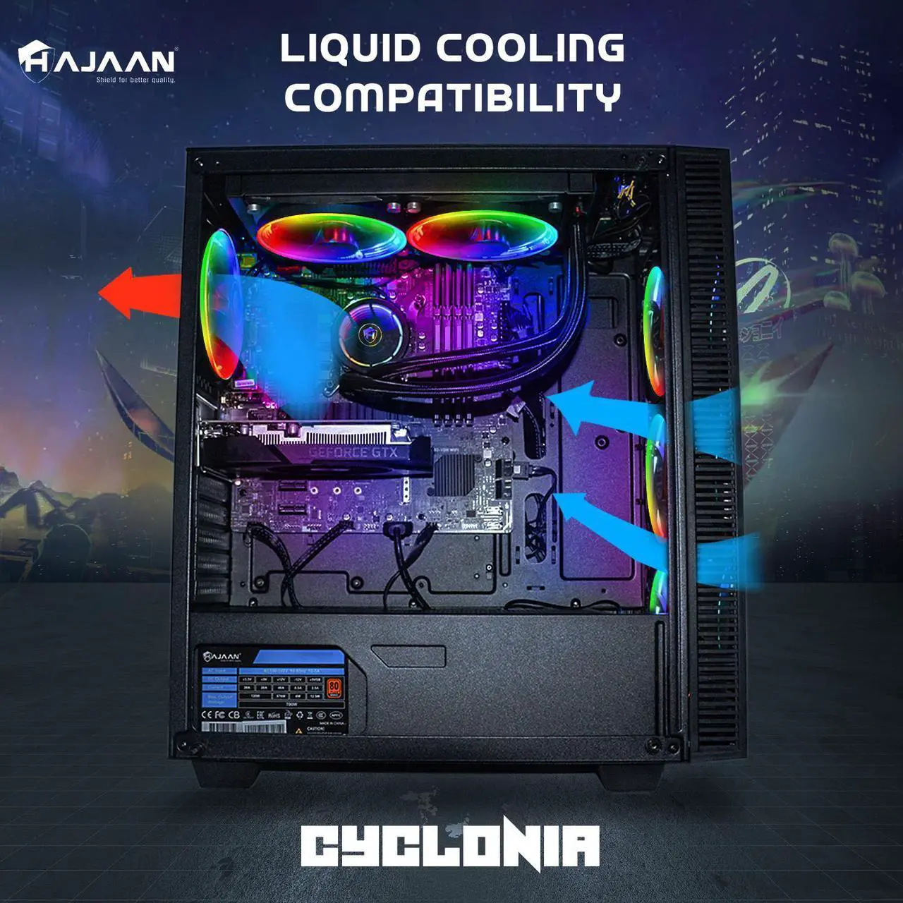 HAJAAN Gaming PC - Intel Core i9-14900K Processor up to 6.0GHz, GeForce RTX 5070 12GB GDDR7, AI ...