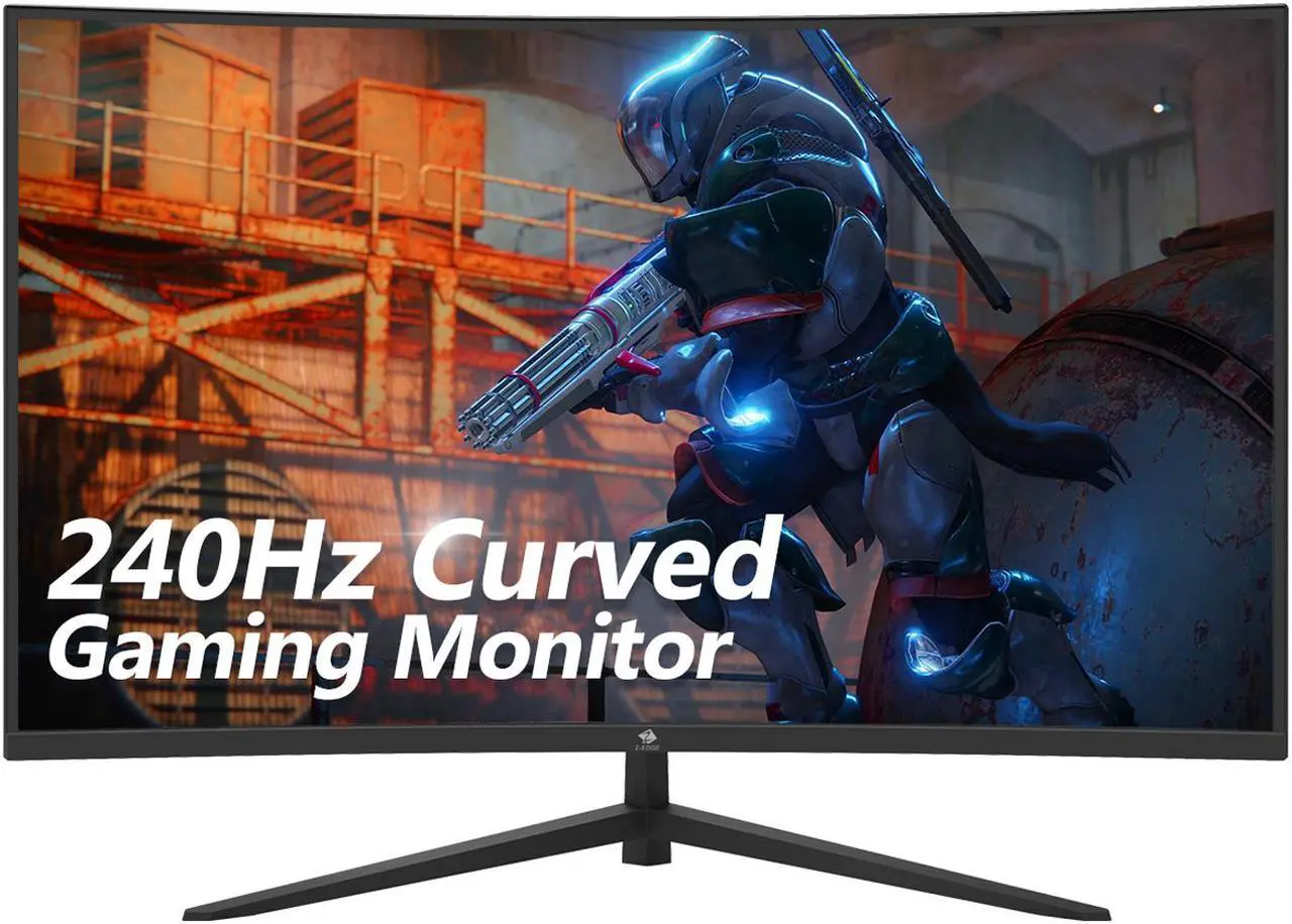 Refurbished: Z-EDGE 32 inch 1080P FHD 240Hz 1ms Curved Gaming Monitor ...
