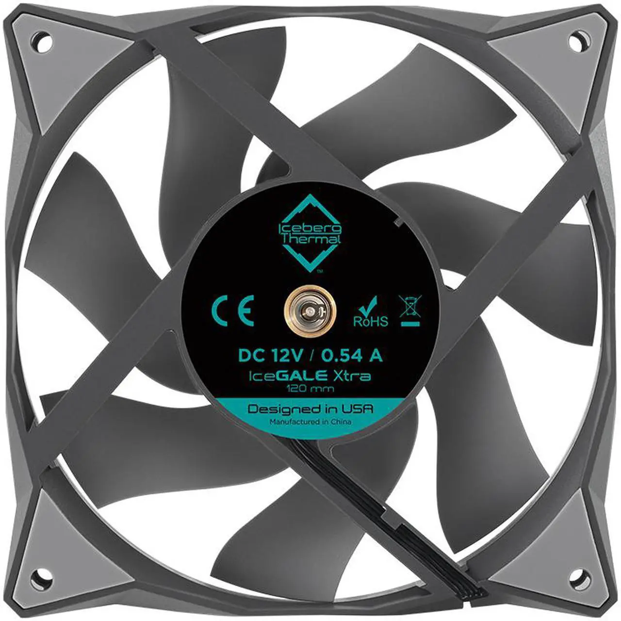Iceberg Thermal IceGALE Xtra 120mm PWM High Performance Case Fan 3-Pack ...