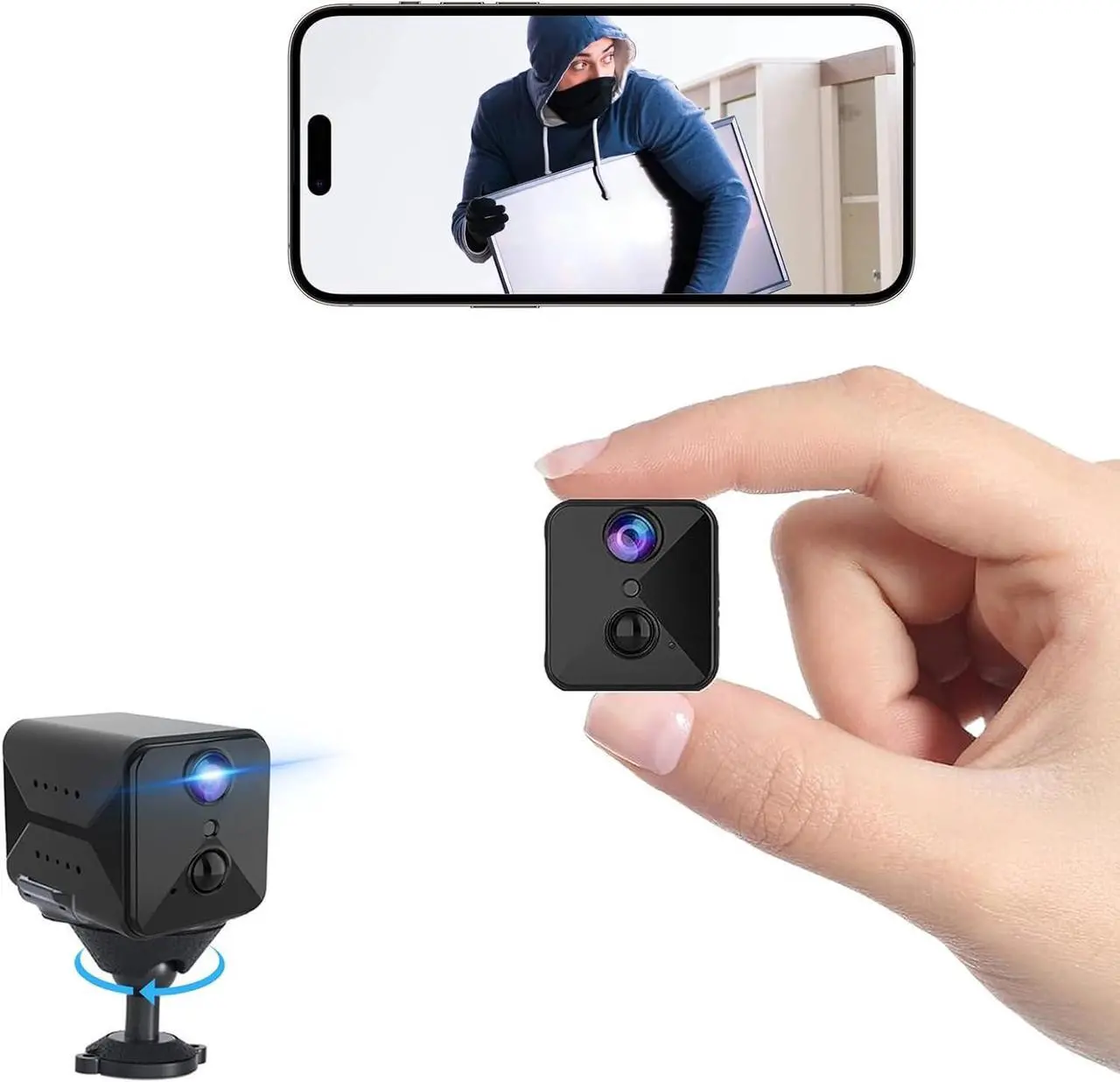 2024 Upgraded Spy Camera WiFi Hidden Camera, Findview 100 Days Standby ...